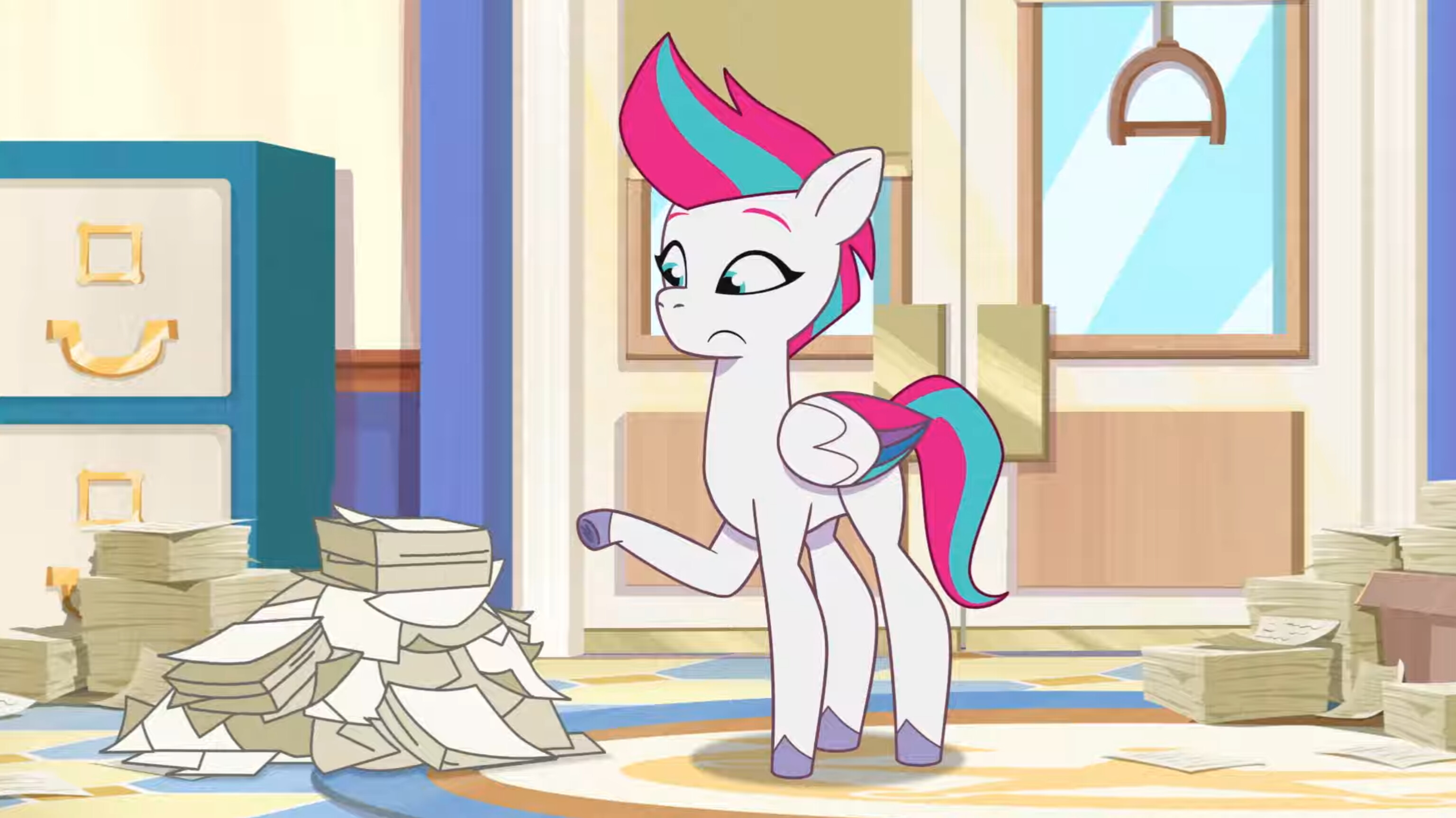 #3069082 - safe, screencap, zipp storm, pegasus, pony, g5, my little pony: tell your tale, the ...