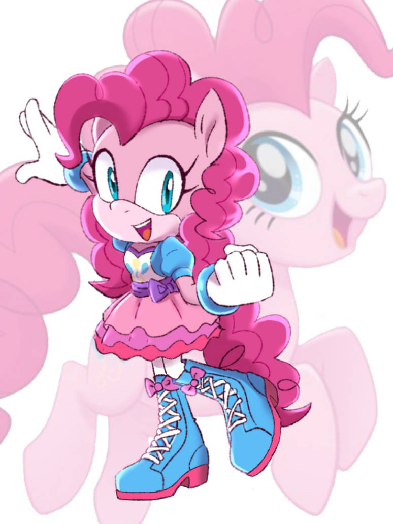#3069317 - safe, artist:kanayanga, part of a set, pinkie pie, earth ...