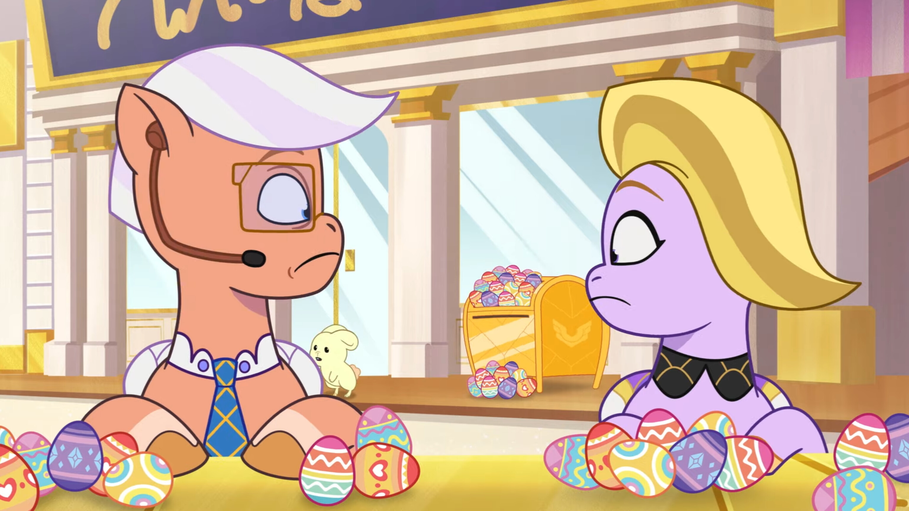 #3069473 - safe, screencap, dazzle feather, skye silver, pegasus, pony ...