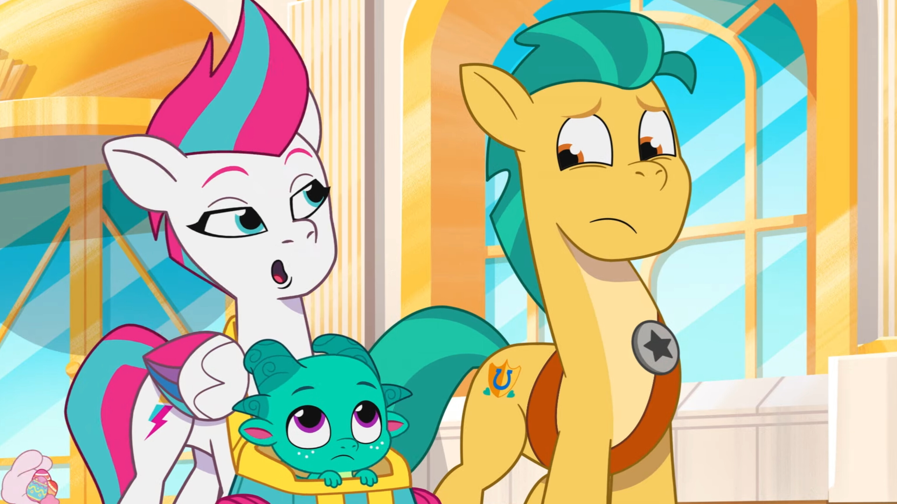 #3069636 - safe, screencap, hitch trailblazer, sparky sparkeroni, zipp ...