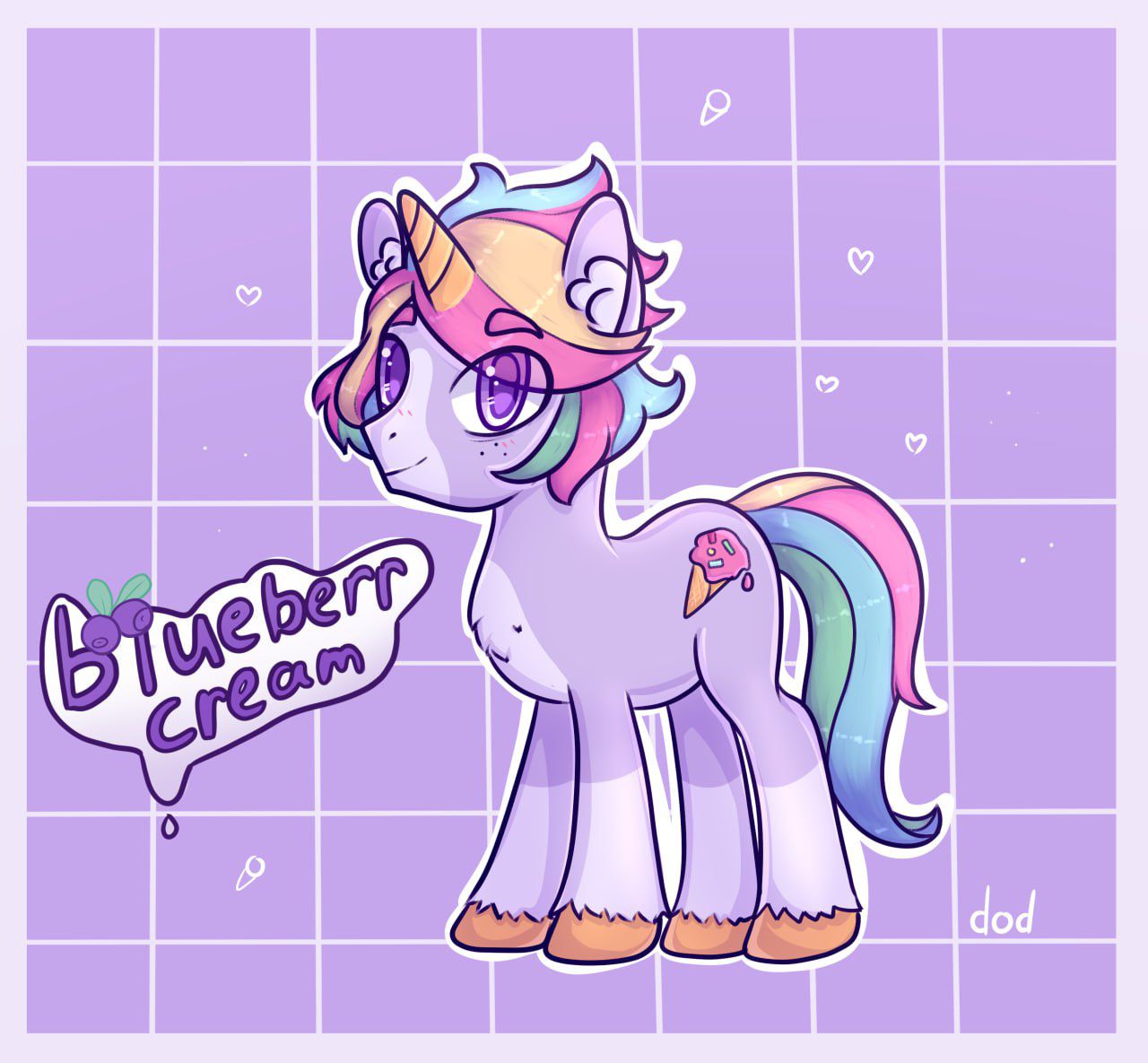 #3069697 - safe, artist:dod_reallycreamy, oc, oc only, oc:blueberry ...