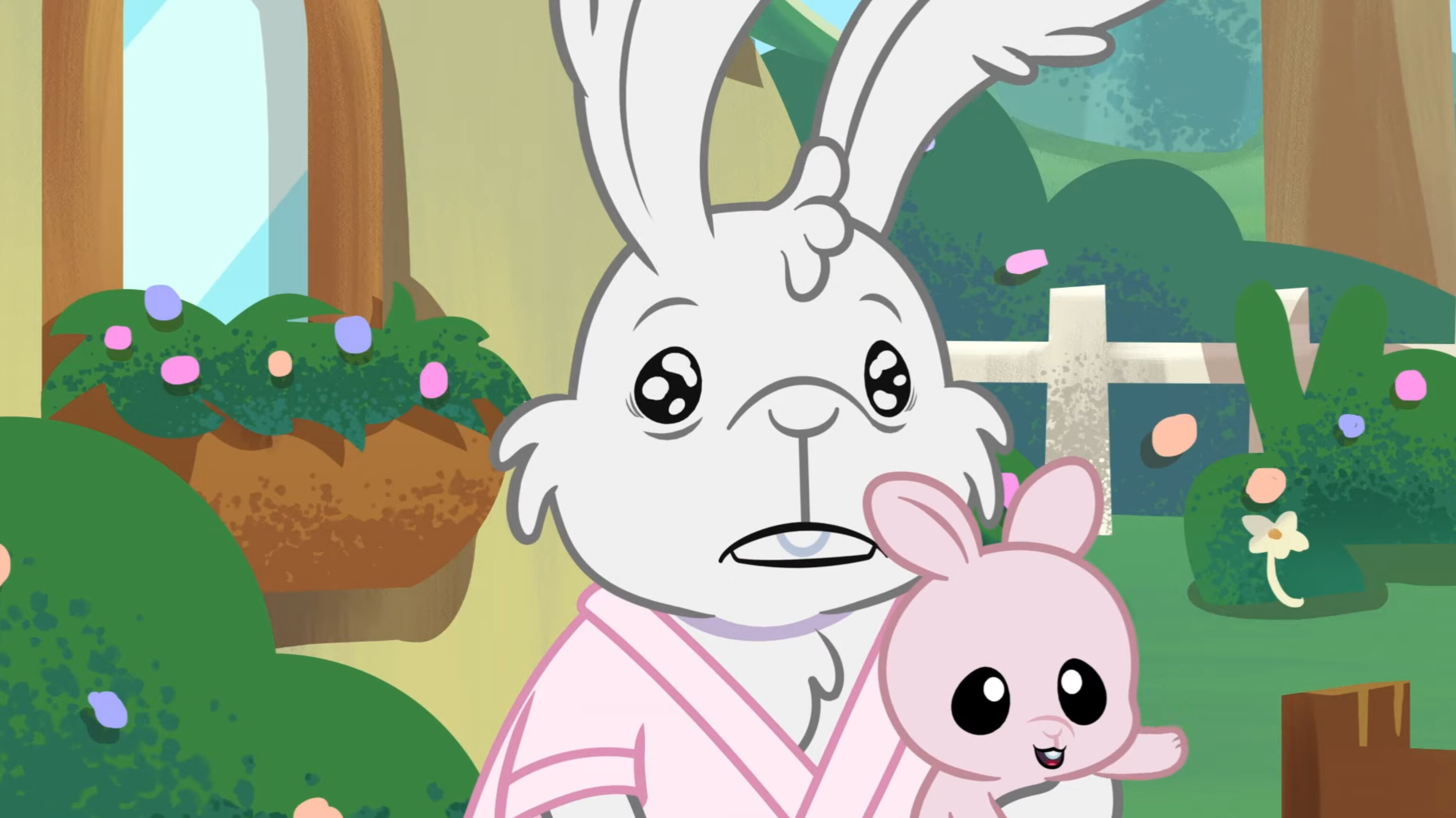 #3070358 - safe, screencap, eggmund bunny, rabbit, g5, my little pony ...