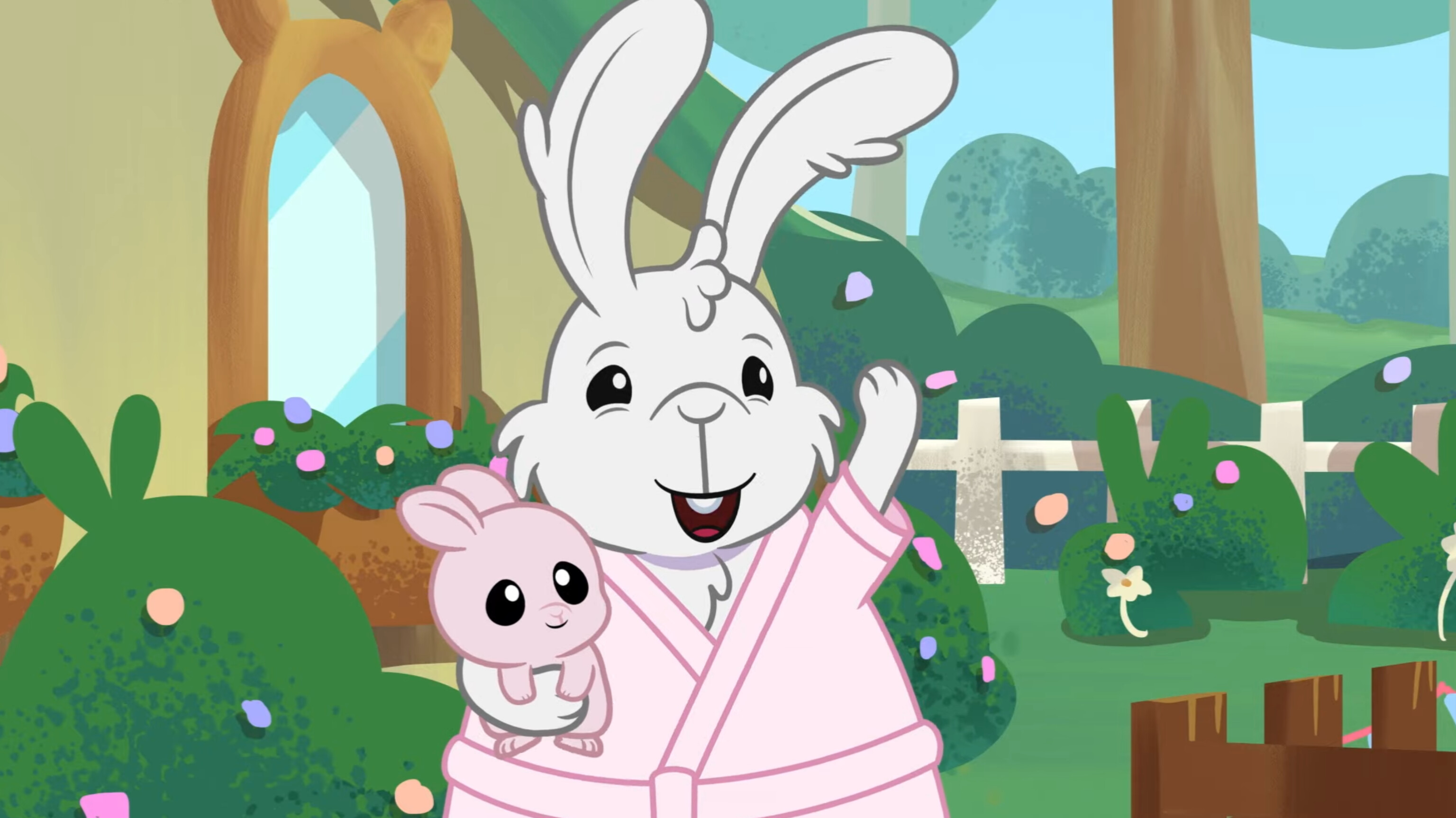 #3070368 - safe, screencap, eggmund bunny, rabbit, g5, my little pony ...