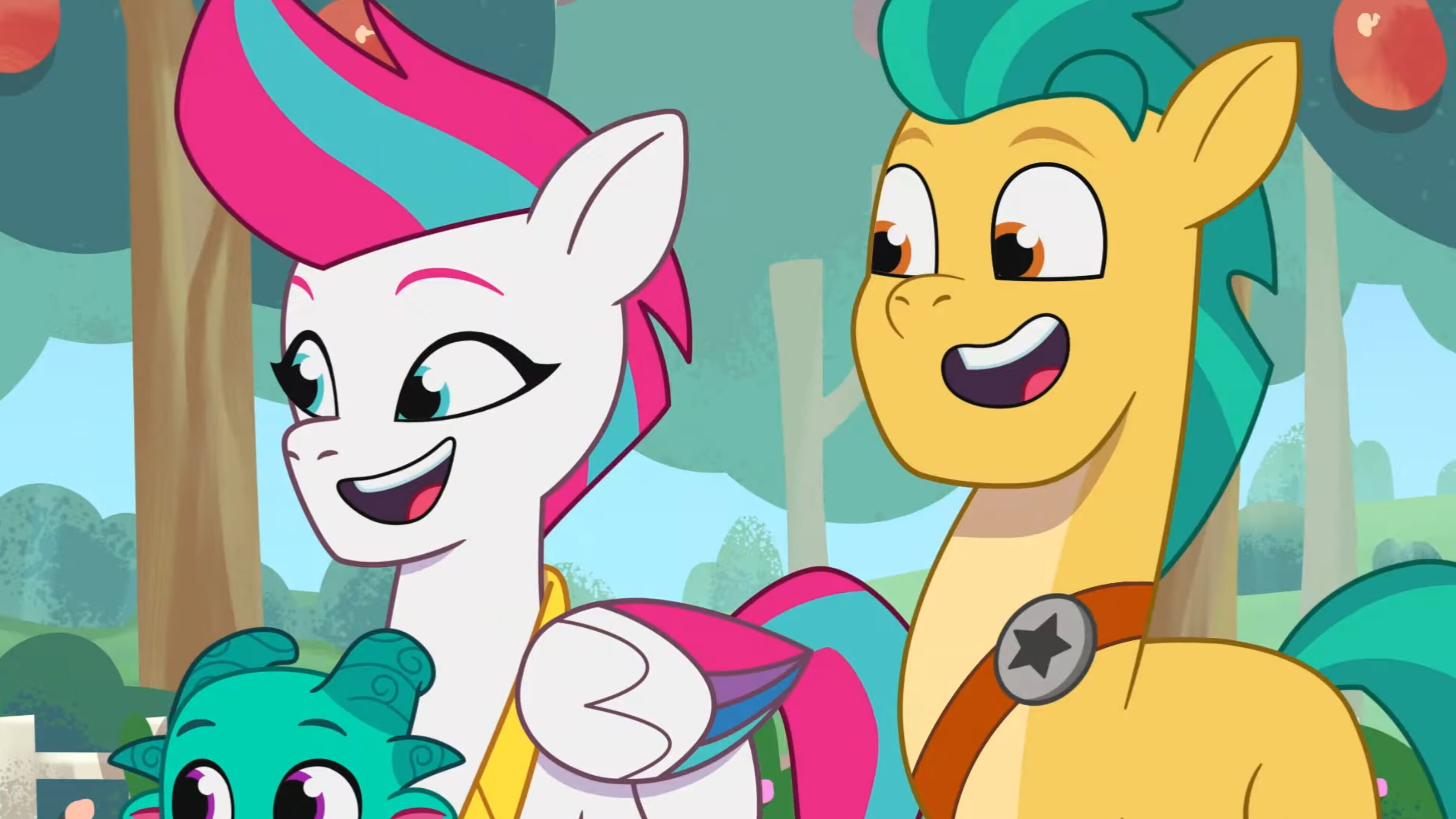 #3070369 - safe, screencap, hitch trailblazer, sparky sparkeroni, zipp ...