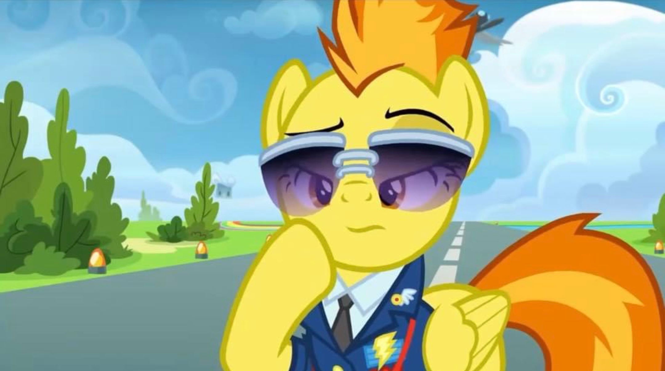 #3071972 - safe, screencap, spitfire, pegasus, pony, g4, top bolt ...