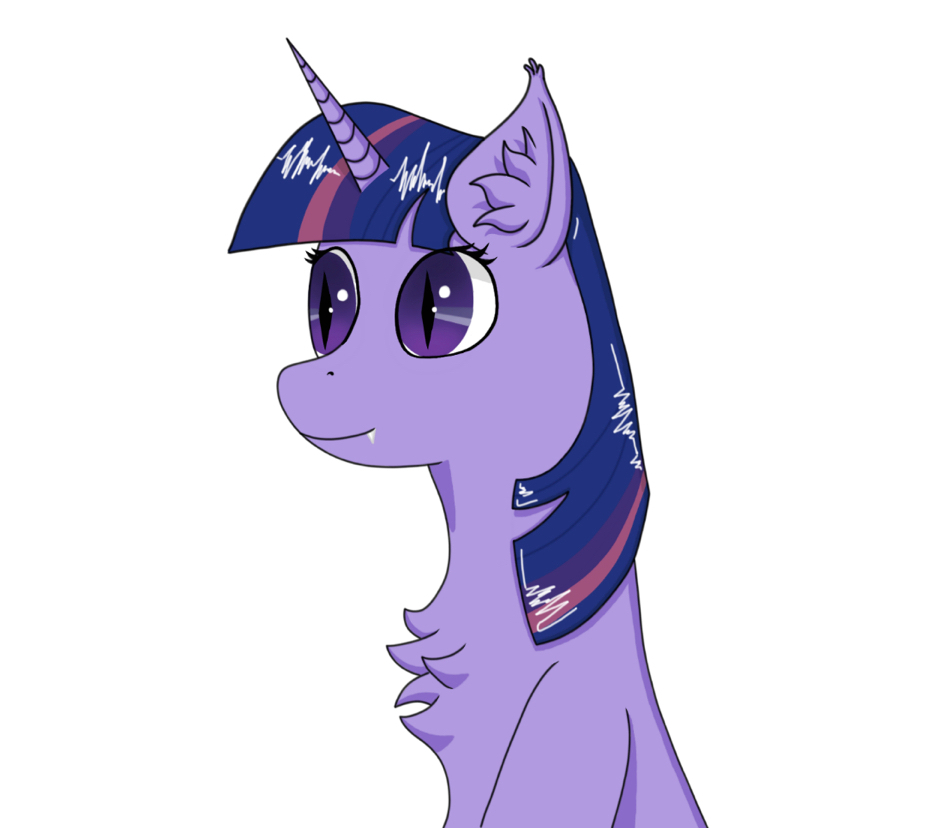 #3056251 - safe, artist:nismorose, twilight sparkle, bat pony, bat pony ...