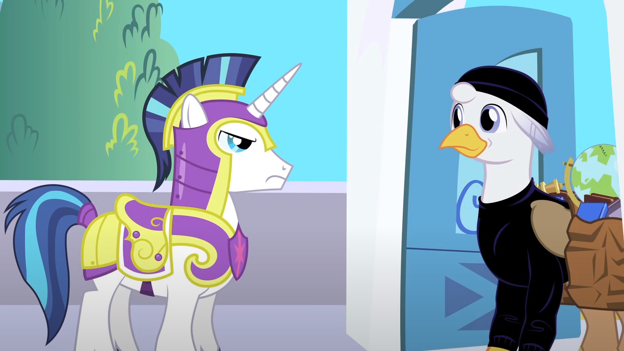 #3059317 - safe, artist:mlp-silver-quill, shining armor, oc, oc:silver ...