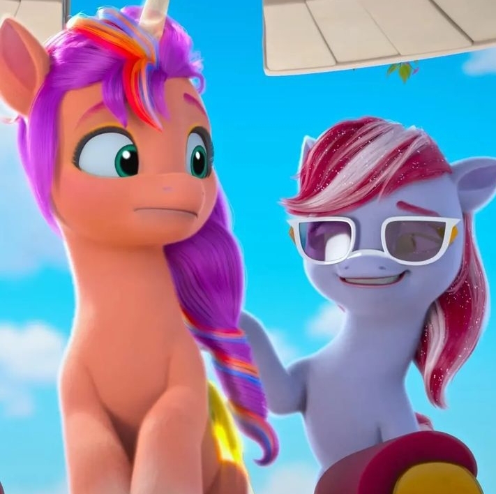 #3074629 - safe, screencap, sugar moonlight, sunny starscout, alicorn, earth pony, pony, ali ...