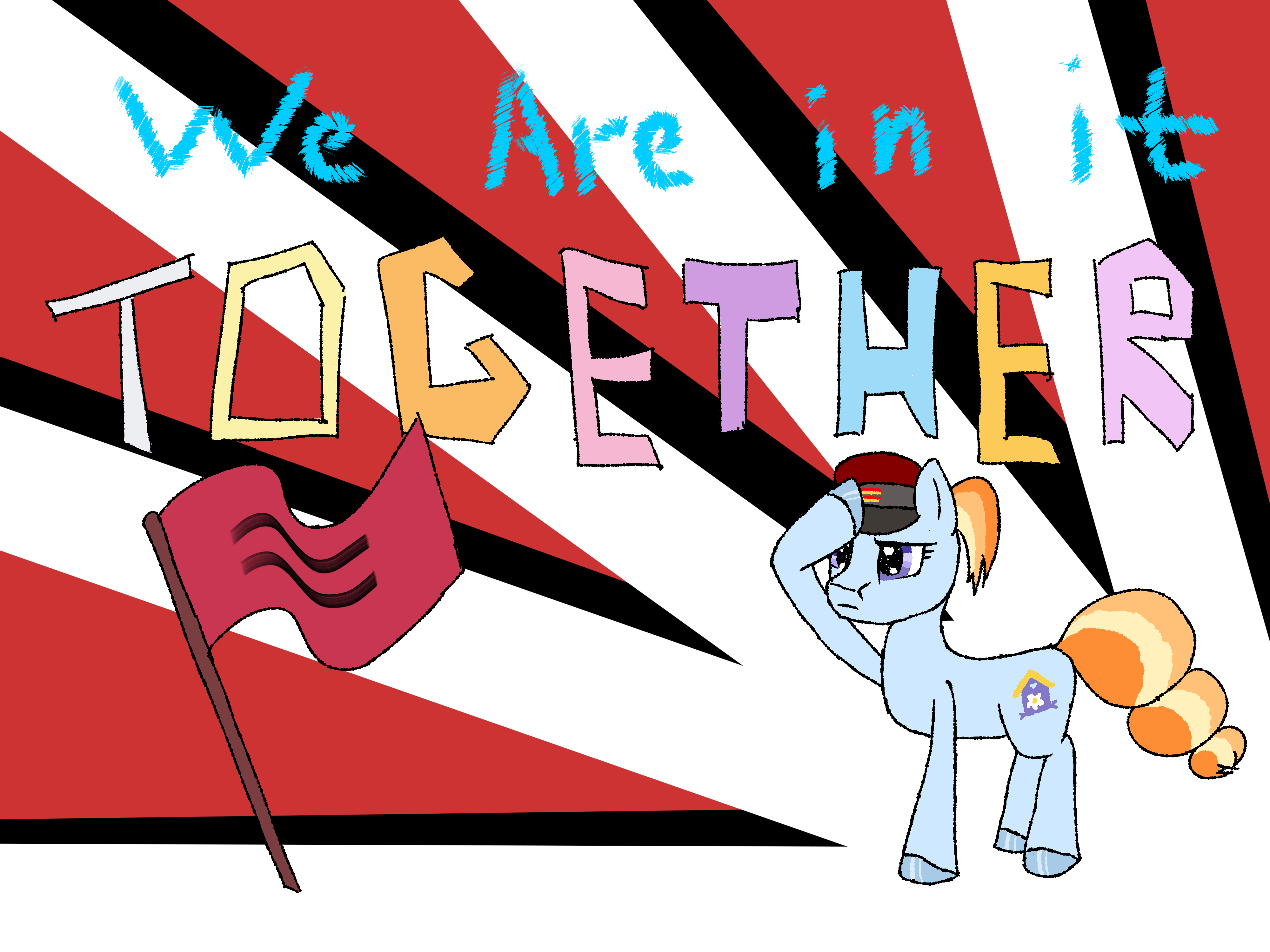 #3075730 - safe, artist:pholed, oc, oc:aurelia coe, communism - Derpibooru