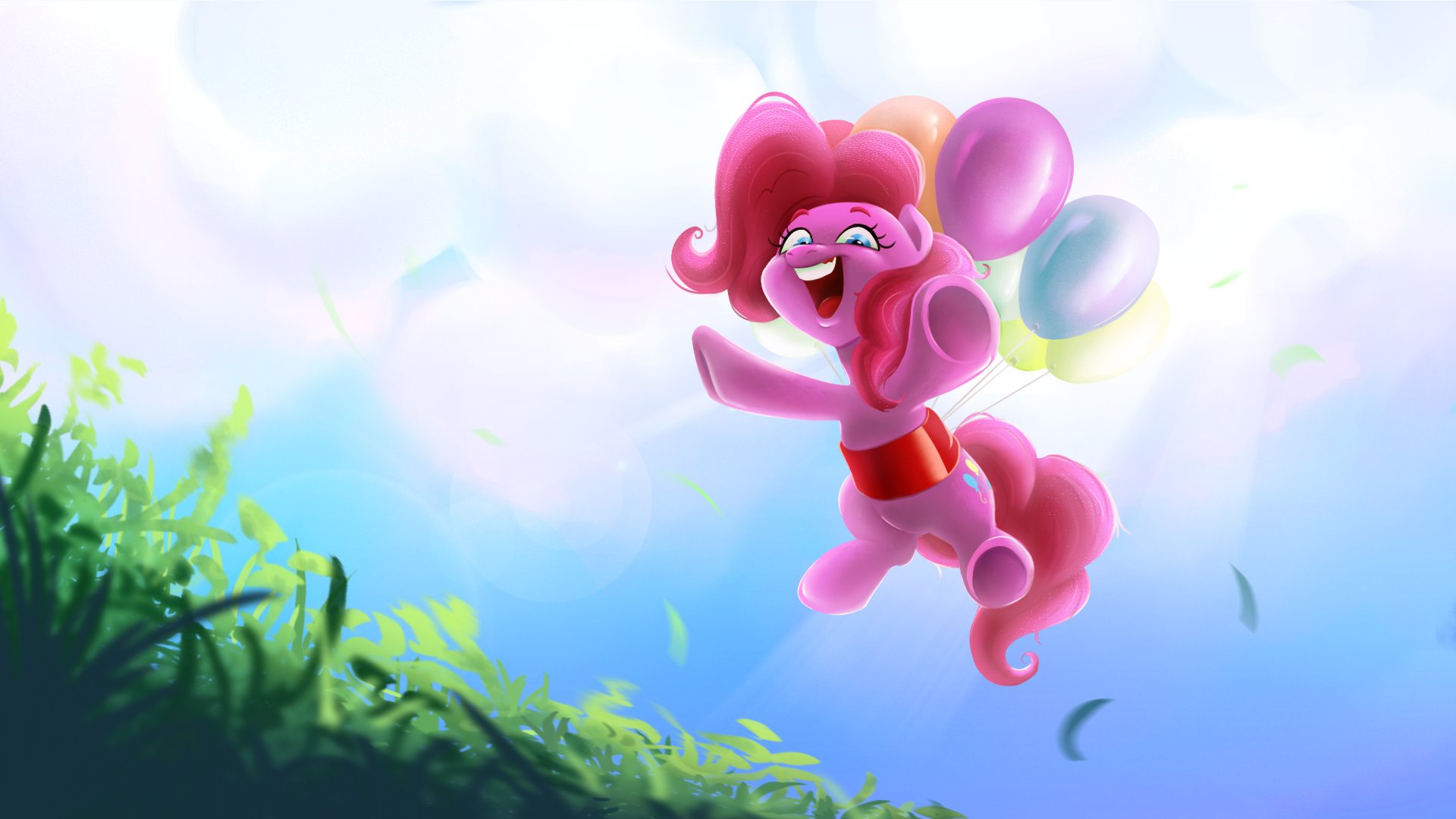 #3077387 - safe, artist:greenybeanz, pinkie pie, earth pony, pony, g4 ...