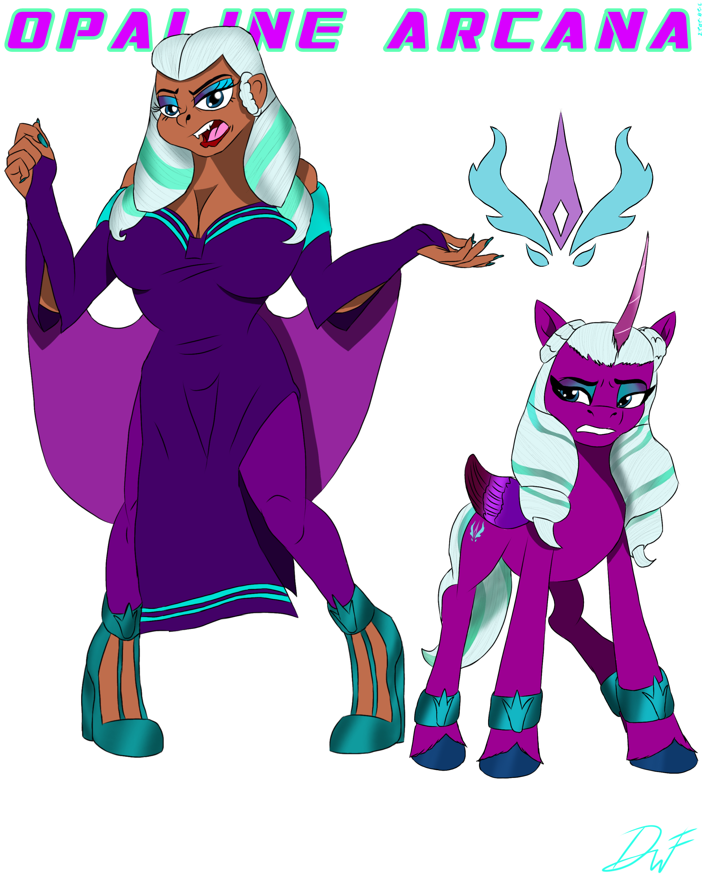 #3105874 - safe, artist:holdenwolfart, opaline arcana, alicorn, human ...