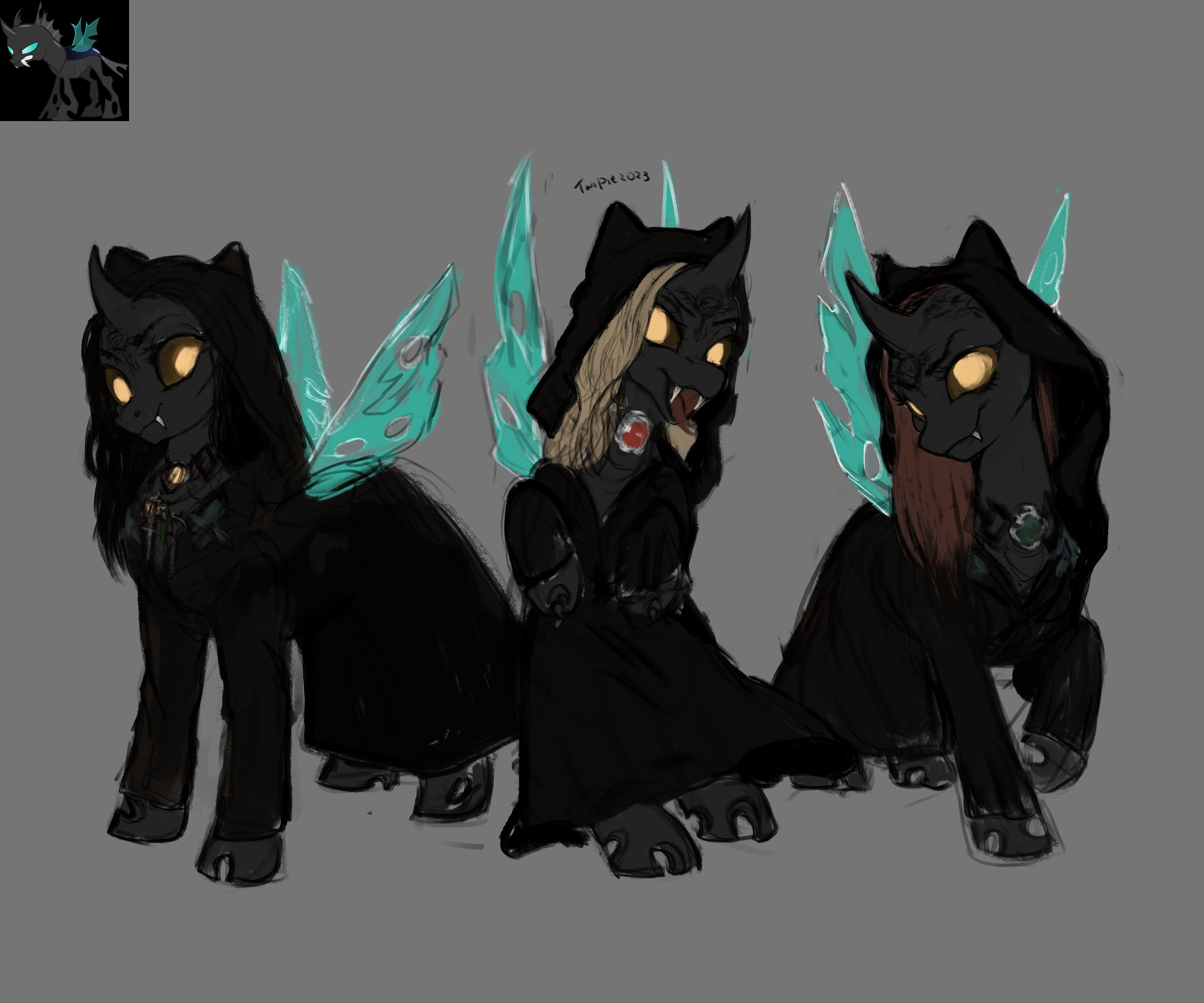 #3108610 - safe, artist:misstwipietwins, changeling, pony, bela ...