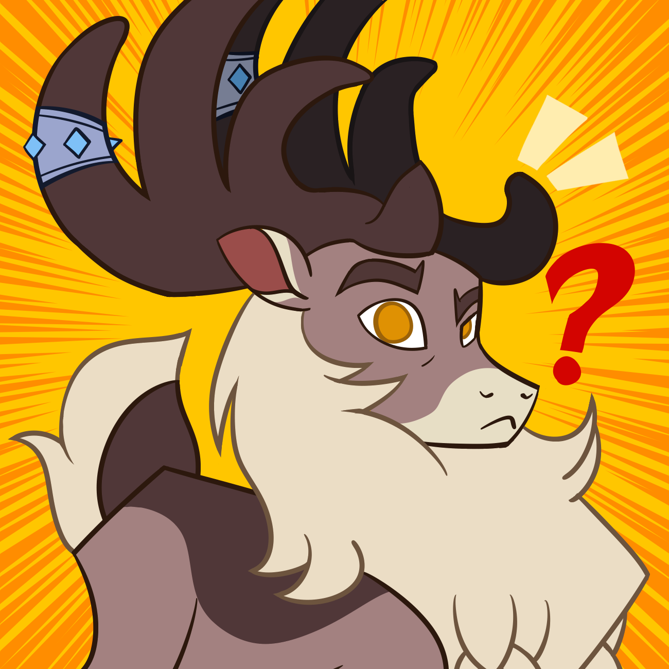 #3109543 - safe, artist:nonameorous, stronghoof hoofstrong (tfh), deer ...