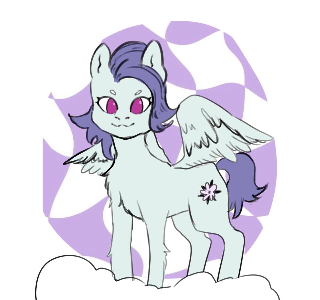 #3080434 - safe, artist:sleepybooo, oc, oc only, oc:molly stir, pegasus ...