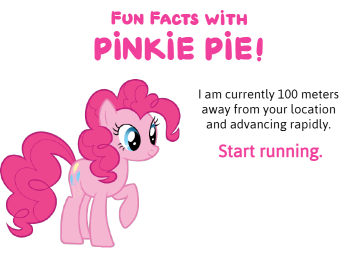 #3080722 - safe, pinkie pie, pony, female, fun facts, mare, meme ...