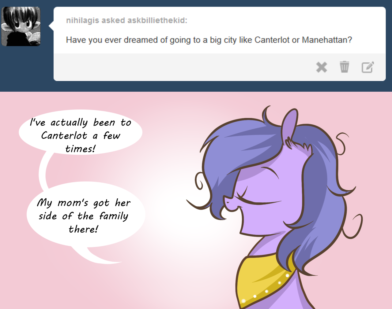 #3081845 - safe, artist:lolepopenon, oc, oc:billie, earth pony, pony ...