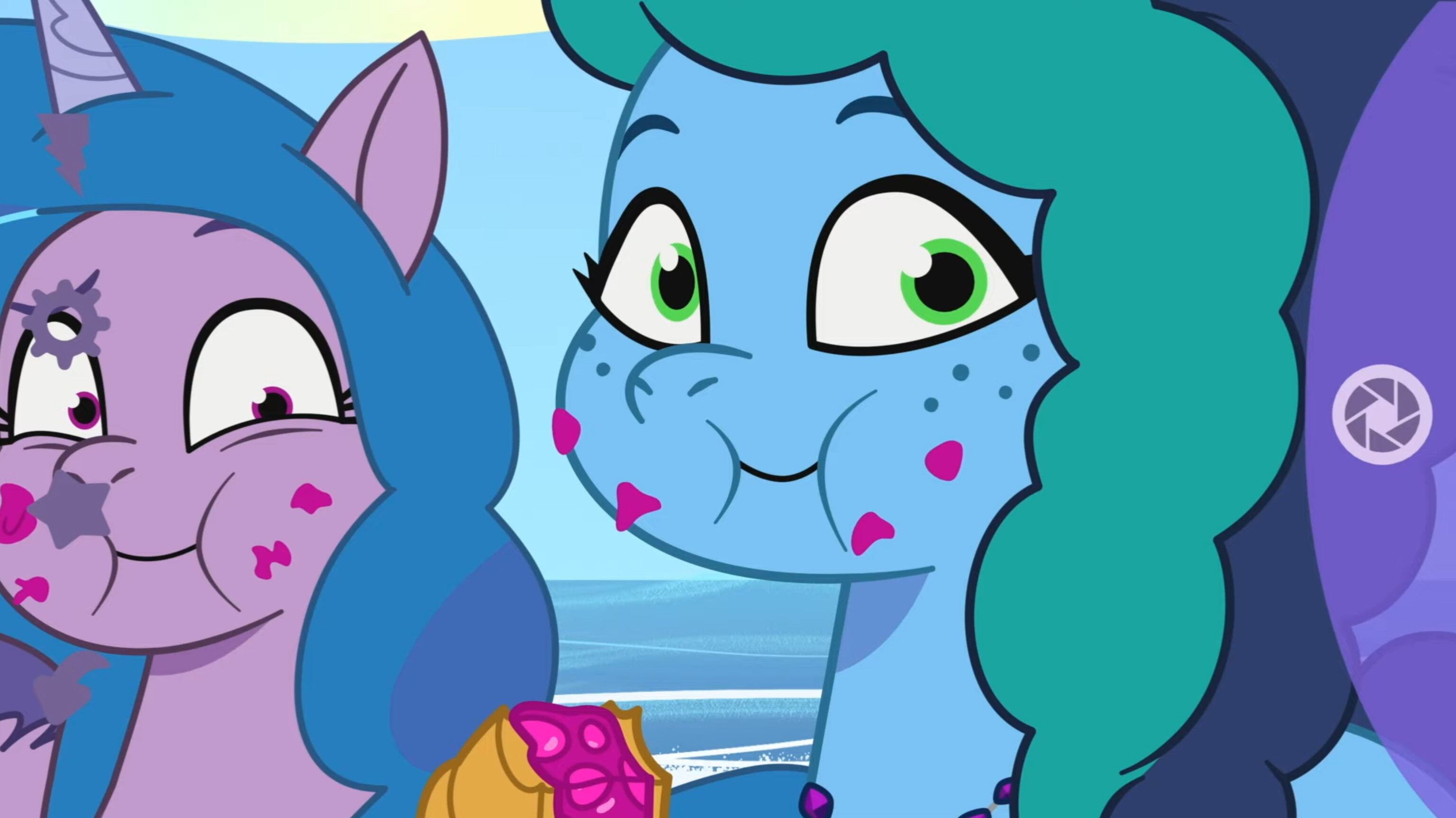 #3110881 - safe, screencap, izzy moonbow, misty brightdawn, pony ...