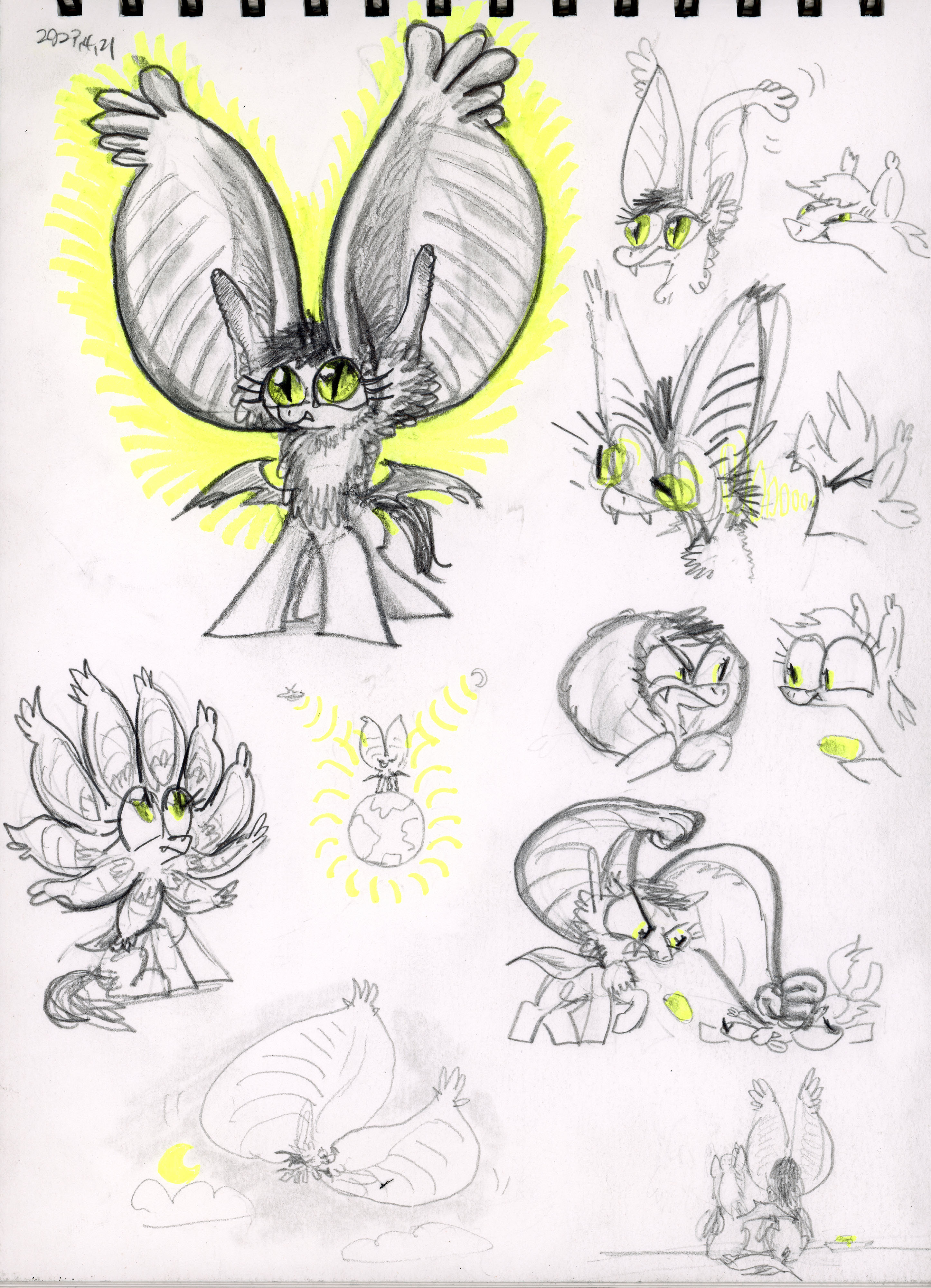 #3111746 - safe, artist:ja0822ck, oc, oc only, bat pony, pony, big ears ...