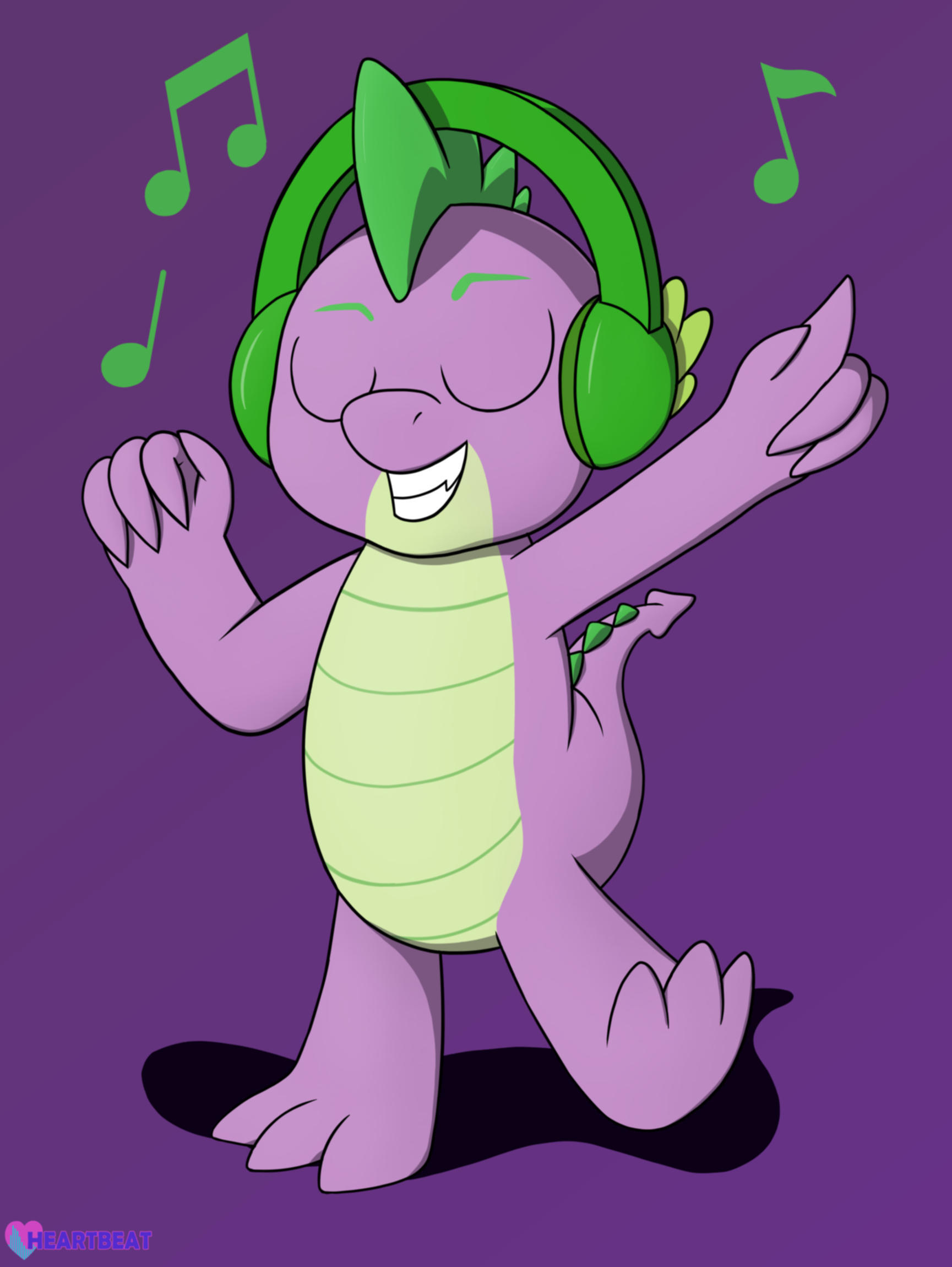 #3114882 - safe, artist:passionpanther, spike, dragon, series:ponies ...
