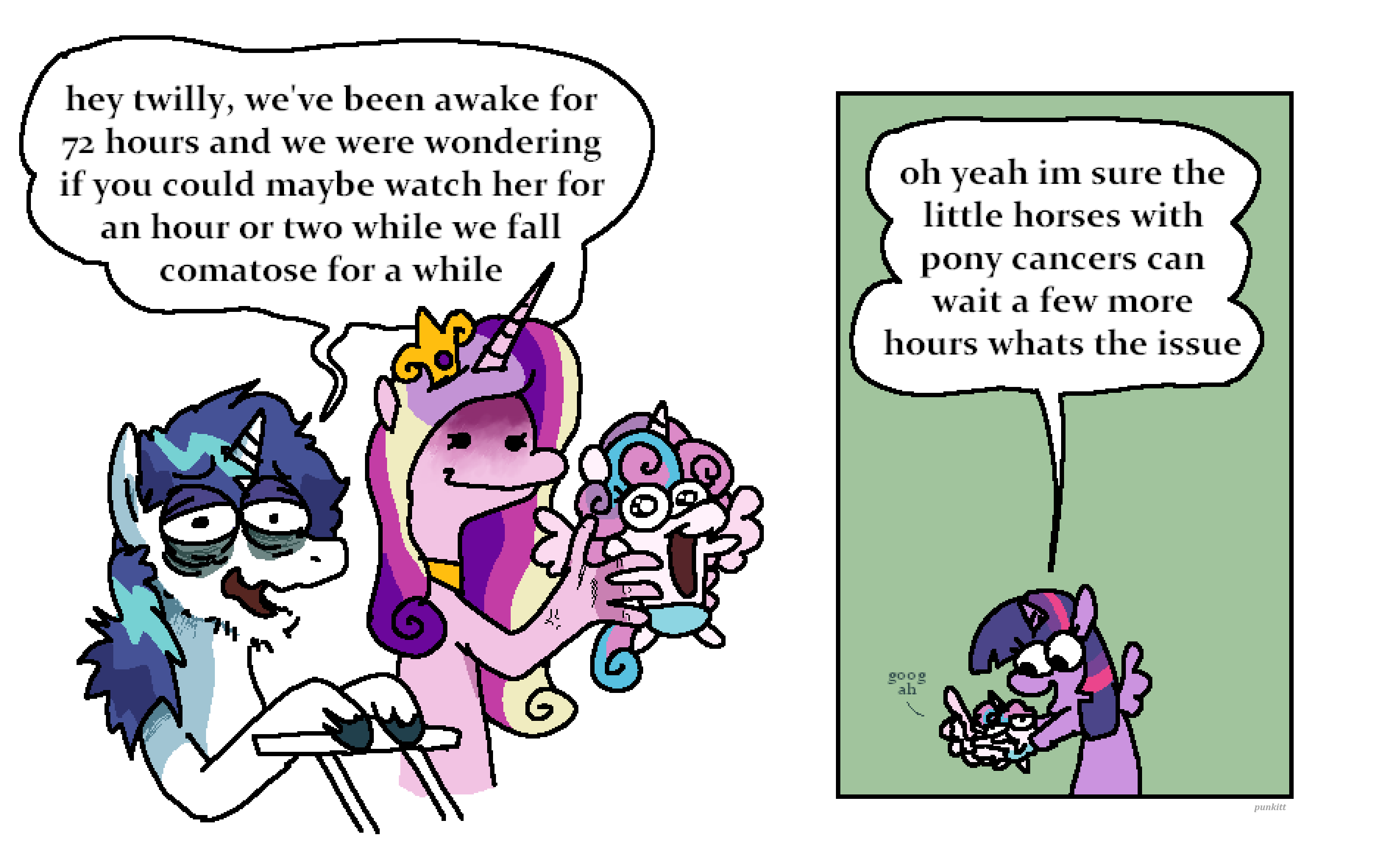 #3114944 - safe, artist:punkittdev, princess cadance, princess flurry ...