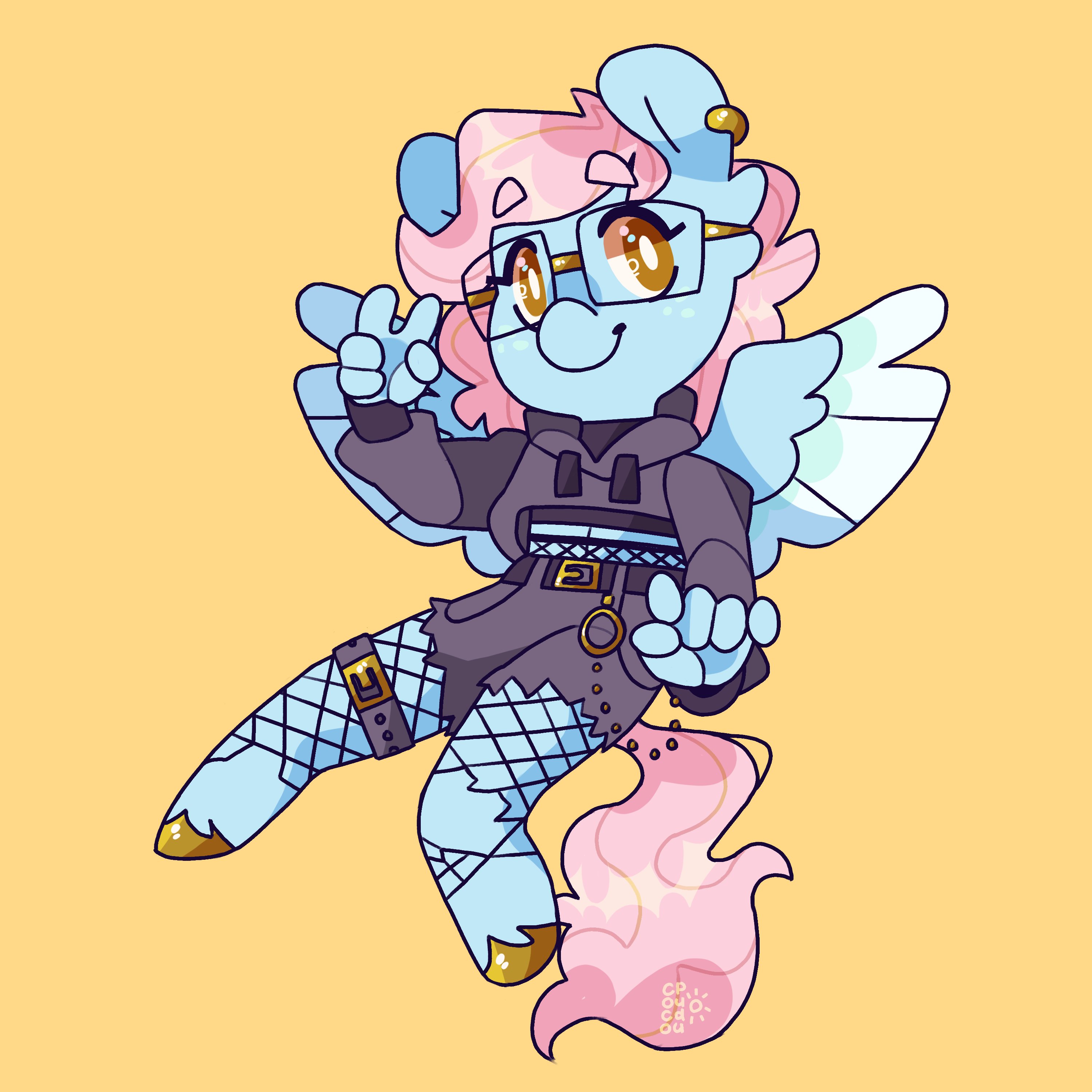 #3086128 - safe, artist:cocopudu, oc, oc only, pegasus, anthro - Derpibooru
