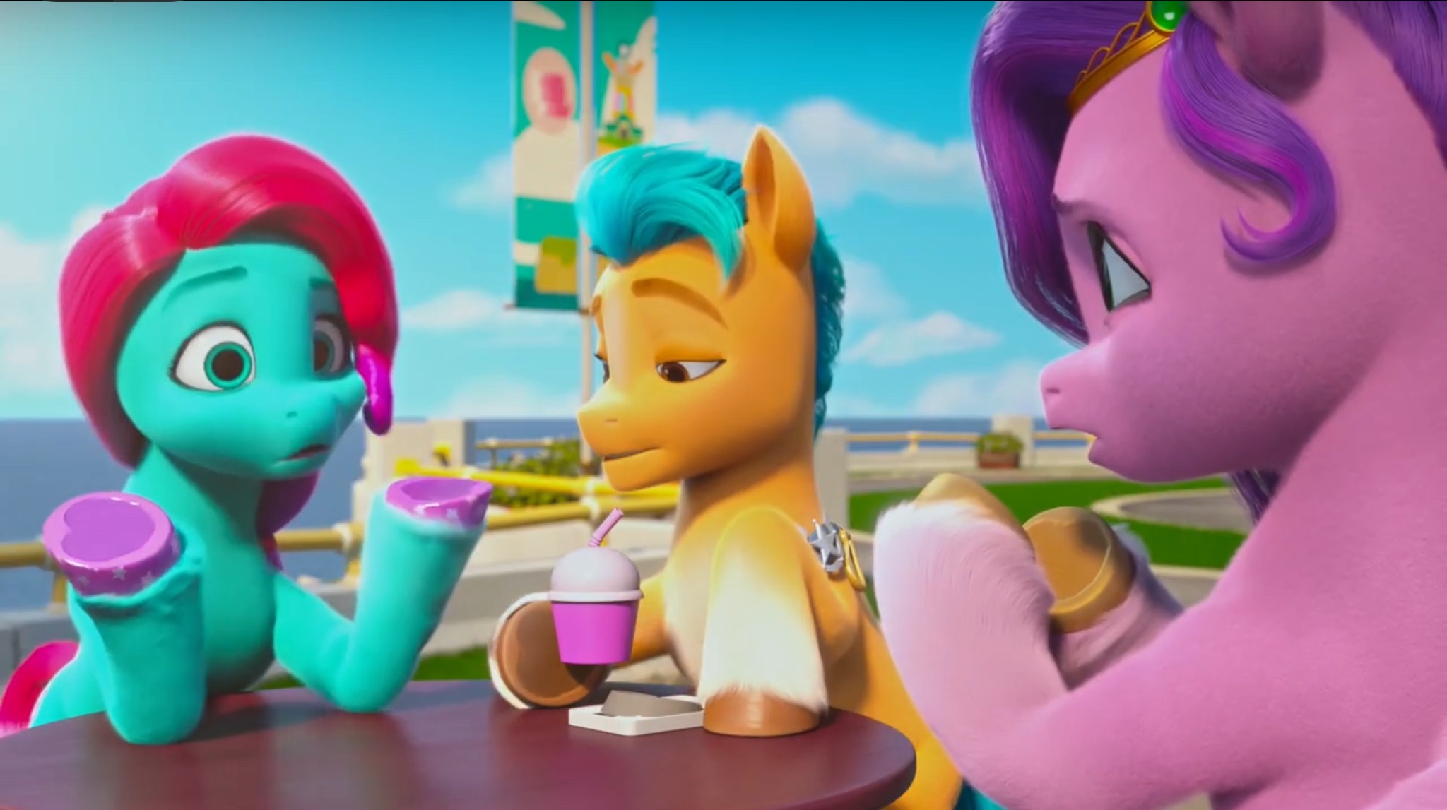 #3086150 - safe, screencap, hitch trailblazer, jazz hooves, pipp petals ...