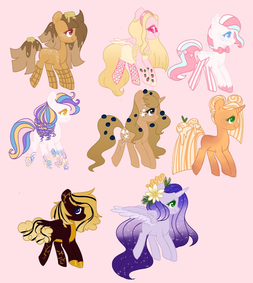 #3086939 - safe, artist:orcabunnies, oc, oc only, alicorn, earth pony, pegasus, pony, unicorn ...