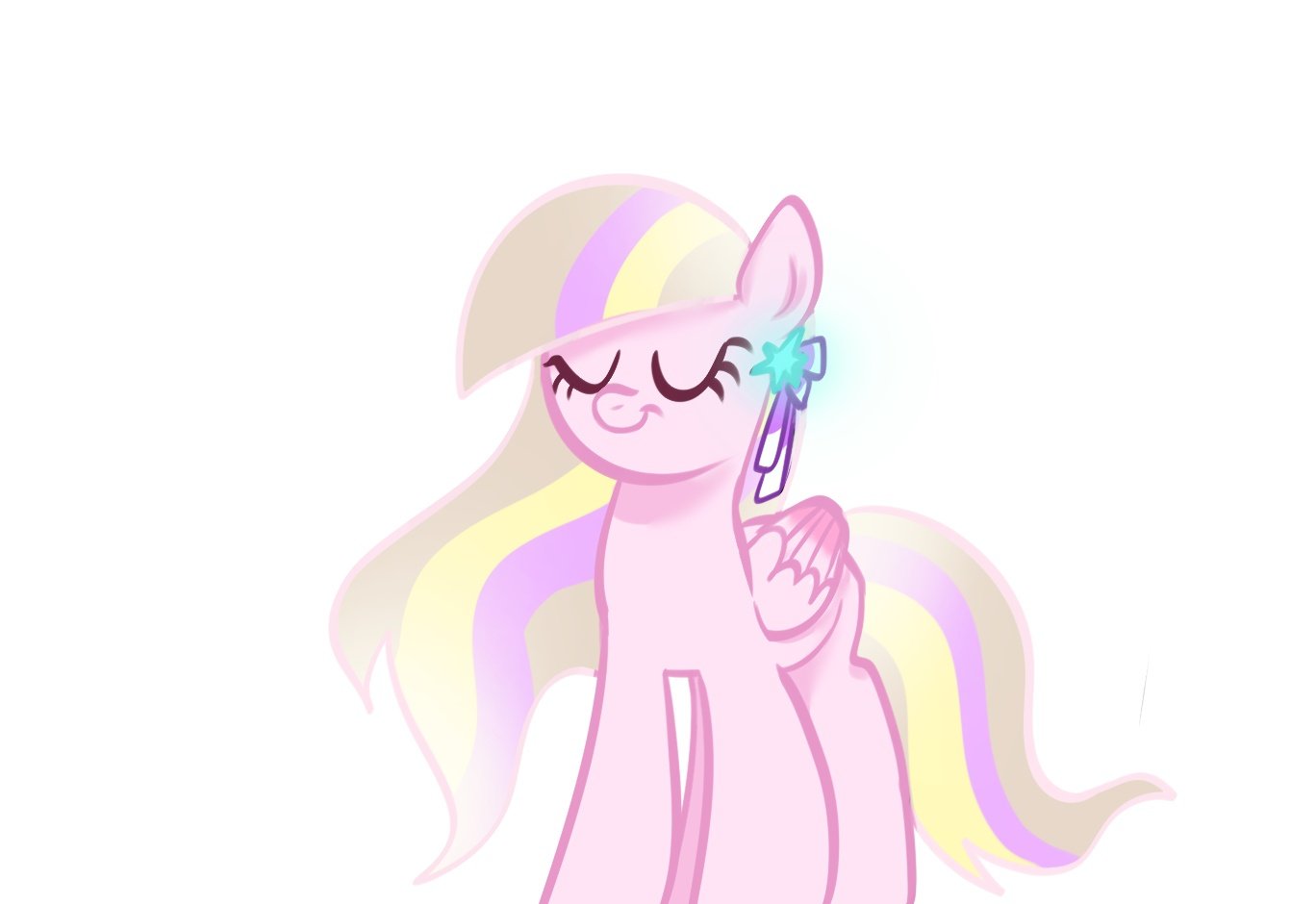 #3088280 - safe, artist:petaltwinkle, oc, oc only, oc:petal twinkle, pegasus, pony, simple ...