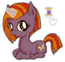 #3090672 - safe, artist:ne-chi, oc, pony, unicorn, animated, blinking ...