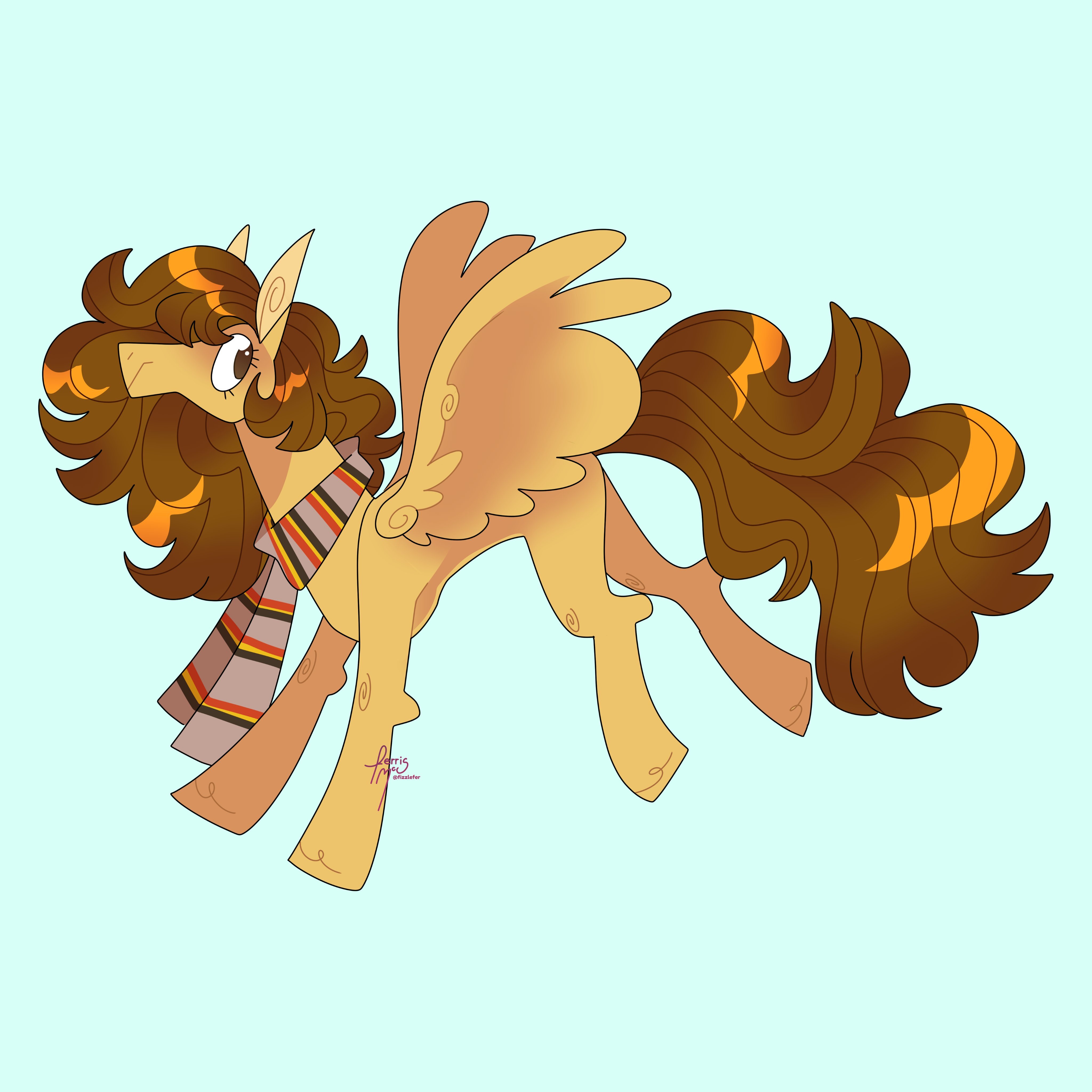 #3090918 - safe, artist:fizzlefer, oc, oc only, pegasus, pony, simple background, solo - Derpibooru