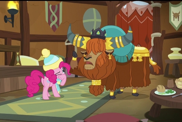 #3092077 - safe, screencap, pinkie pie, prince rutherford, earth pony ...