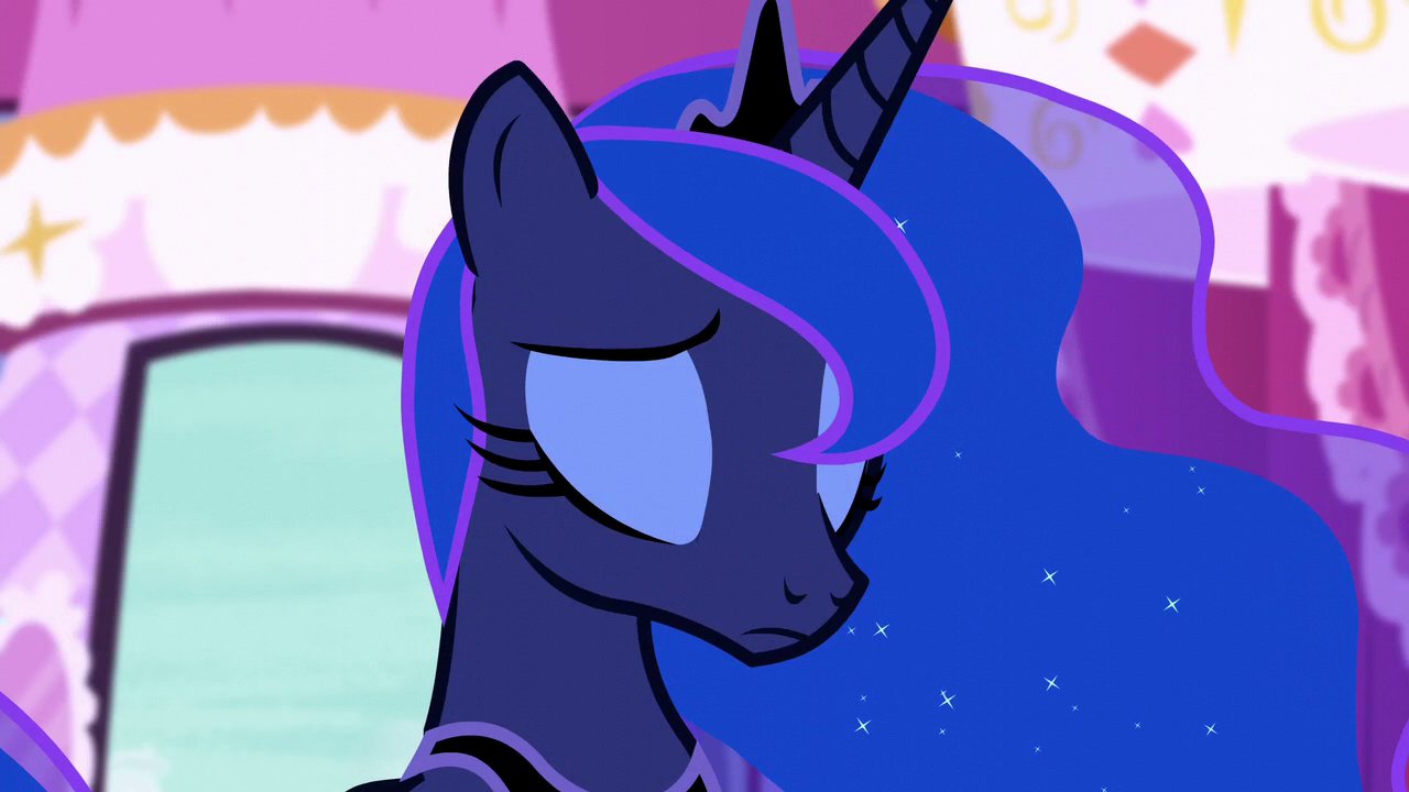 #3092222 - safe, screencap, princess luna, eyes closed - Derpibooru