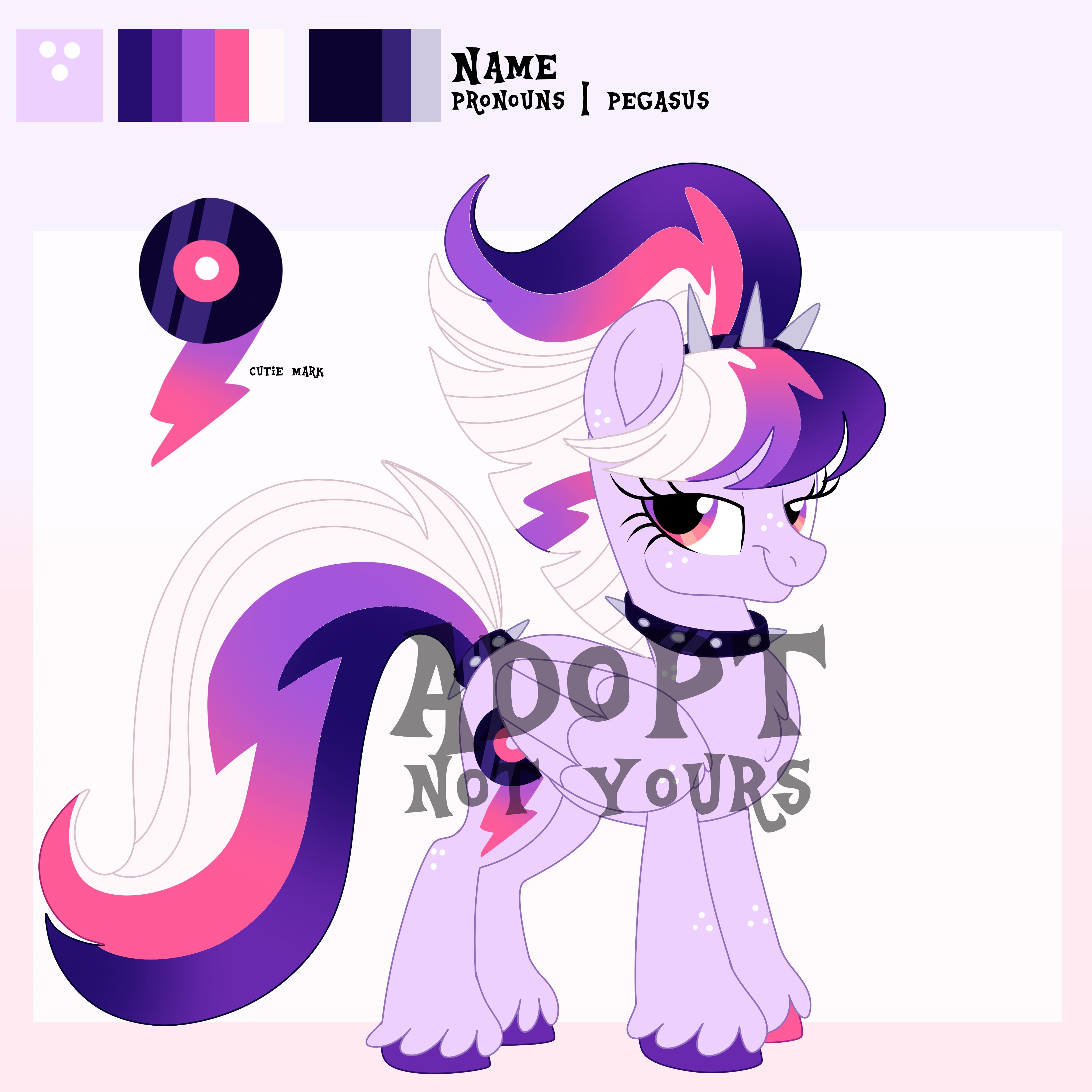 #3092977 - safe, artist:fizzlefer, oc, oc only, pegasus, pony, adoptable, reference sheet ...