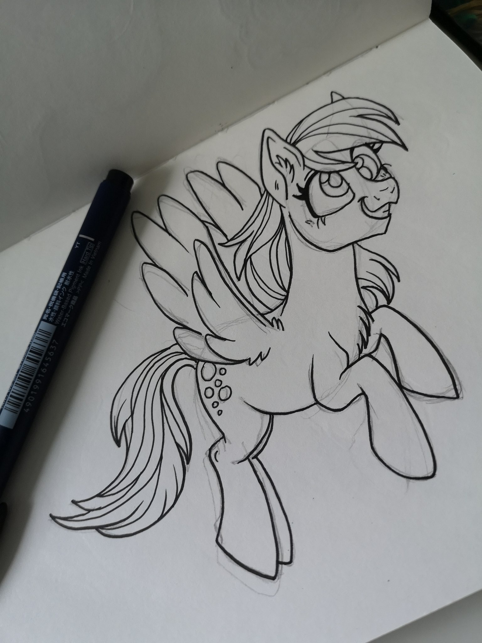 #3093385 - safe, artist:art_alanis, derpy hooves, pegasus, pony, g4 ...