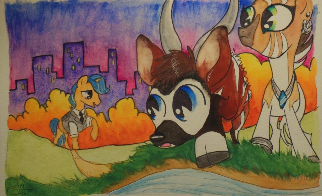 #3095434 - safe, artist:peachykeenponies, oc, oc only, oc:armani, oc ...