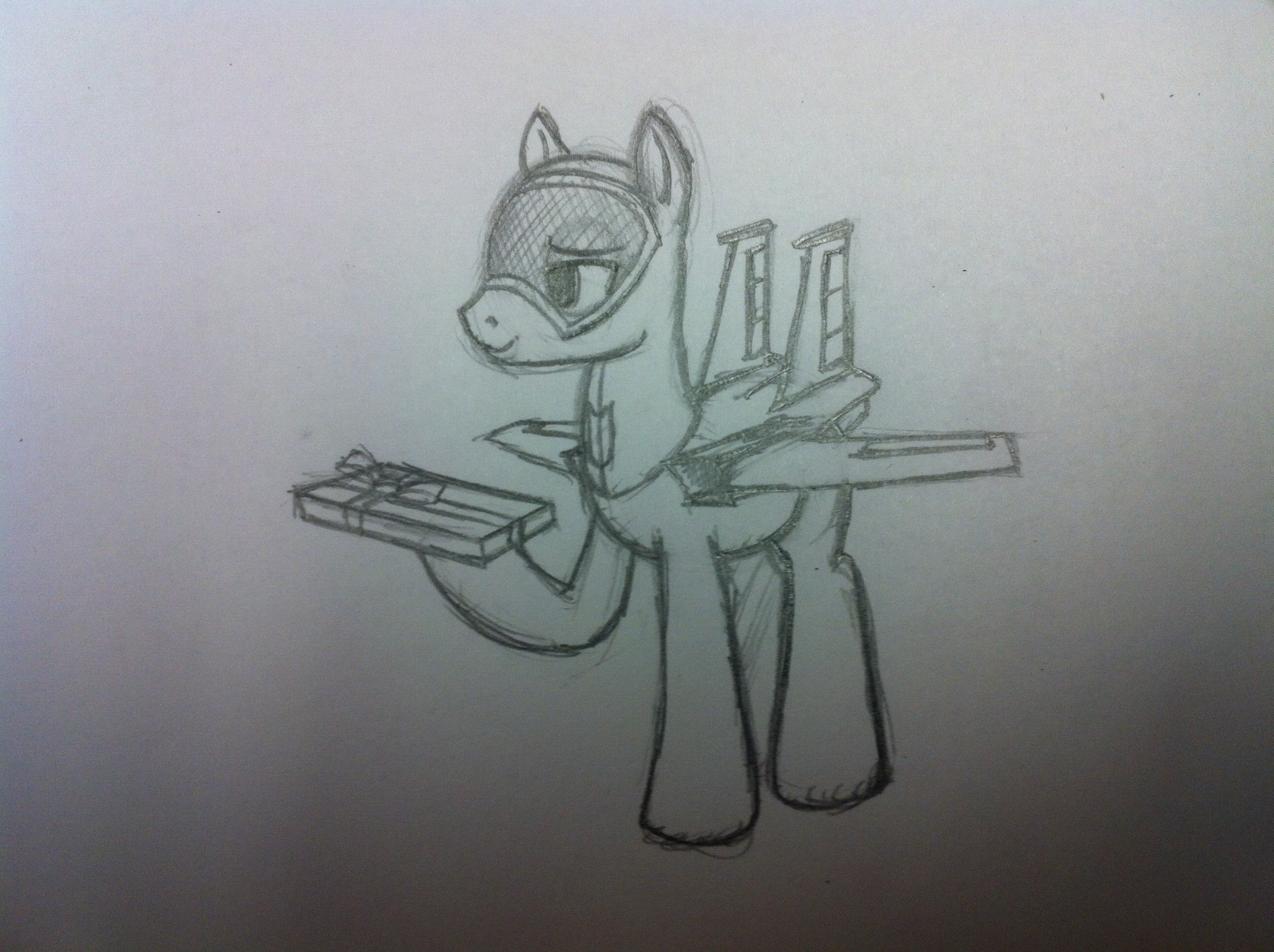 #3097485 - safe, oc, oc only, unnamed oc, original species, plane pony ...
