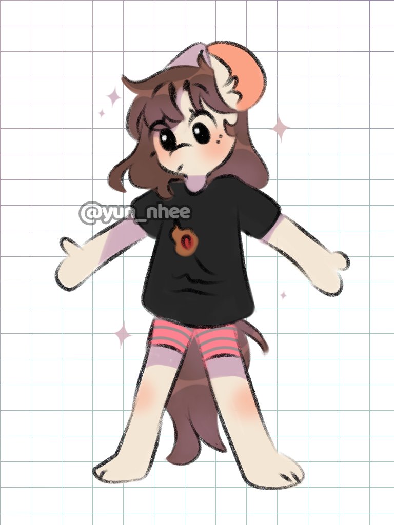 #3098255 - safe, artist:yun_nhee, oc, oc only, earth pony, anthro, solo - Derpibooru