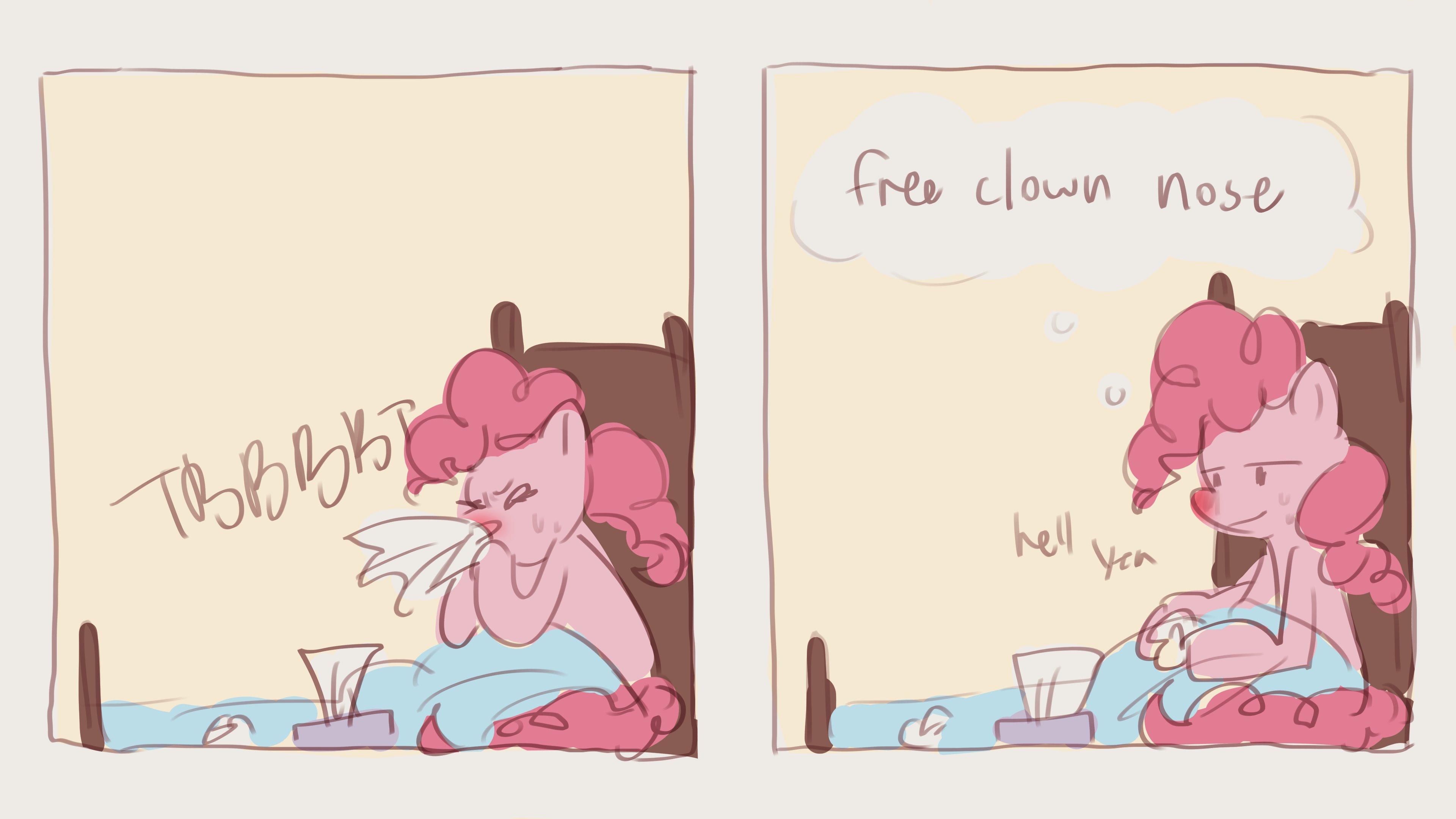 #3101156 - safe, artist:evelili, pinkie pie, earth pony, pony, g4, bed ...