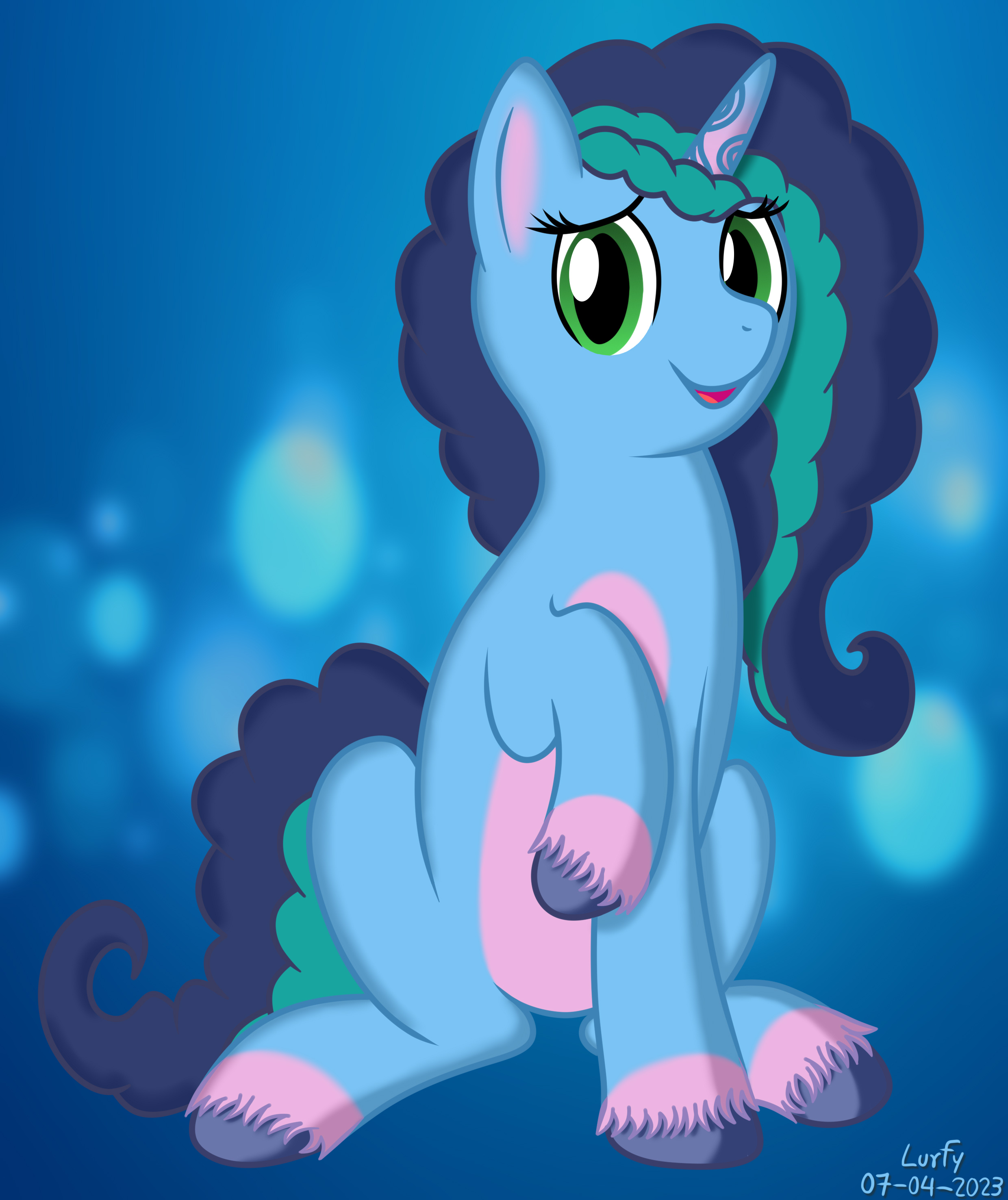 #3101678 - safe, artist:lurfy, misty brightdawn, pony, unicorn, g5 ...
