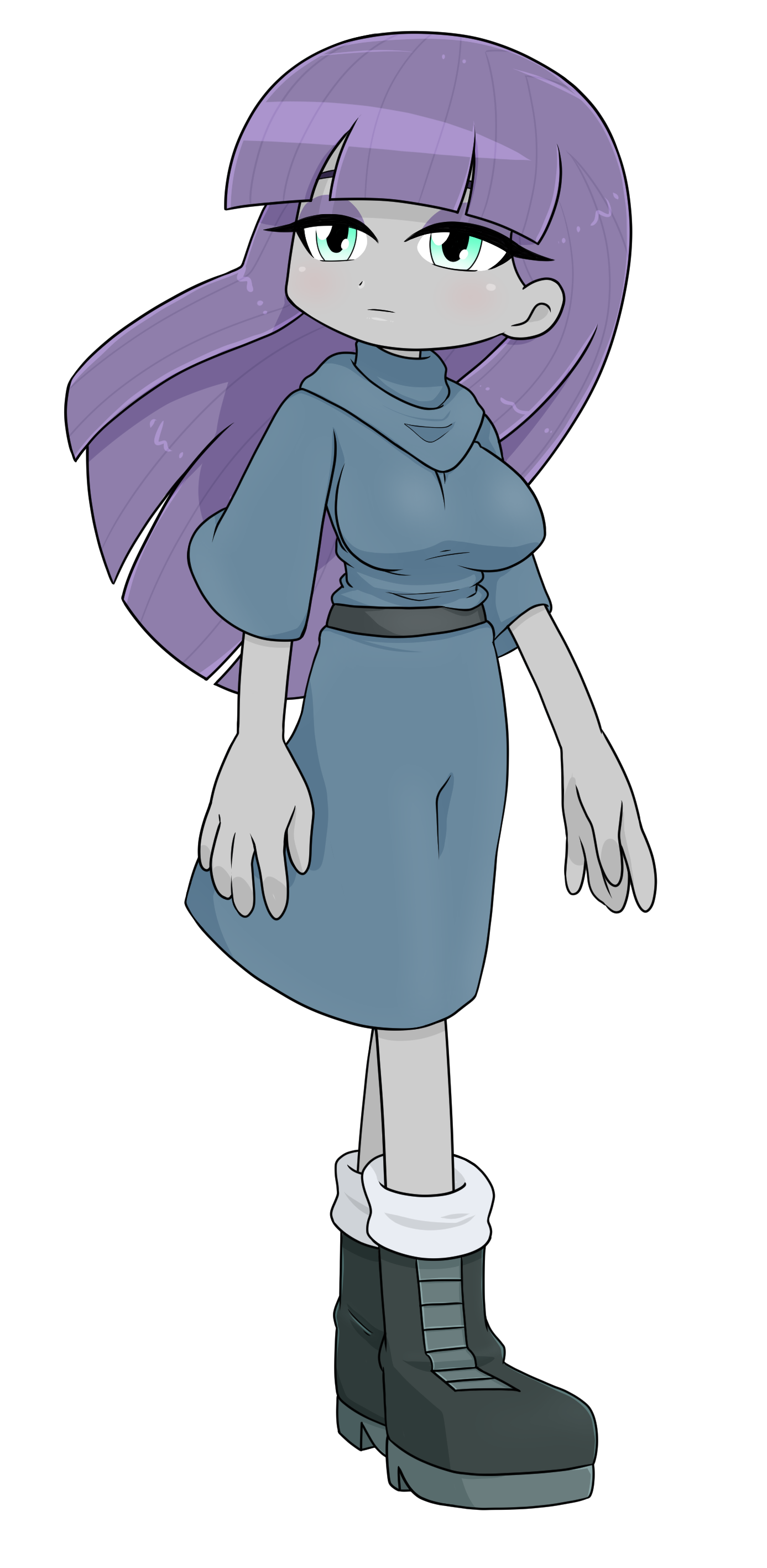 #3103817 - safe, artist:batipin, maud pie, human, equestria girls, g4, breasts, busty maud pie ...