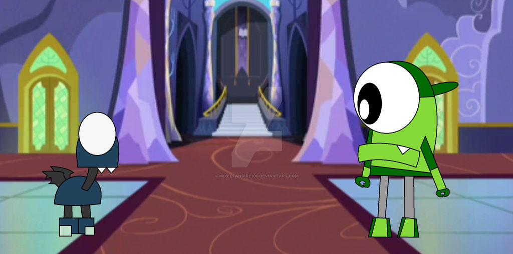 #3117672 - safe, artist:mixelfangirl100, g4, crossover, deviantart ...