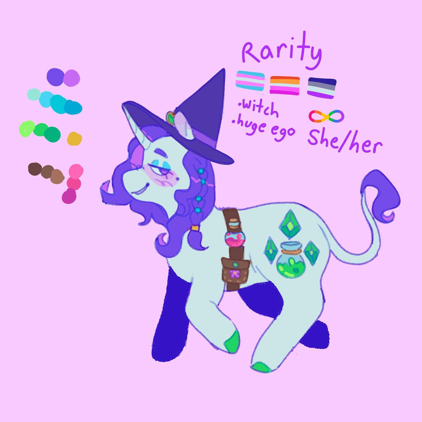 #3123194 - safe, artist:ariariari.png, rarity, pony, unicorn, g4 ...