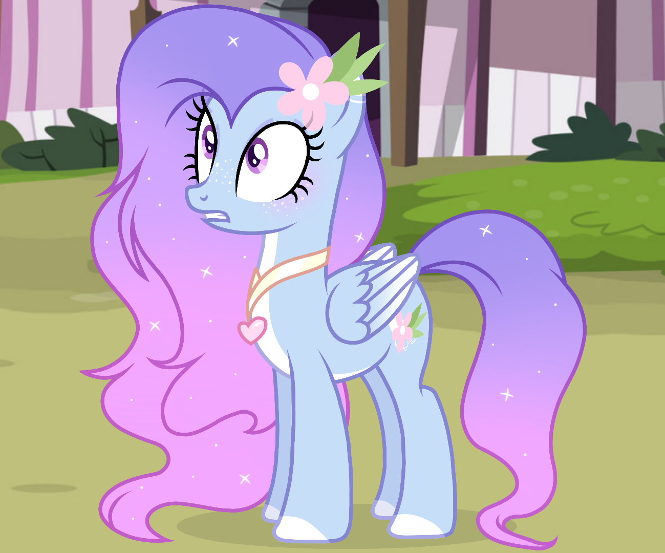 #3124072 - safe, alternate version, artist:cstrawberrymilk, oc, oc:moonlight lullaby, pegasus ...