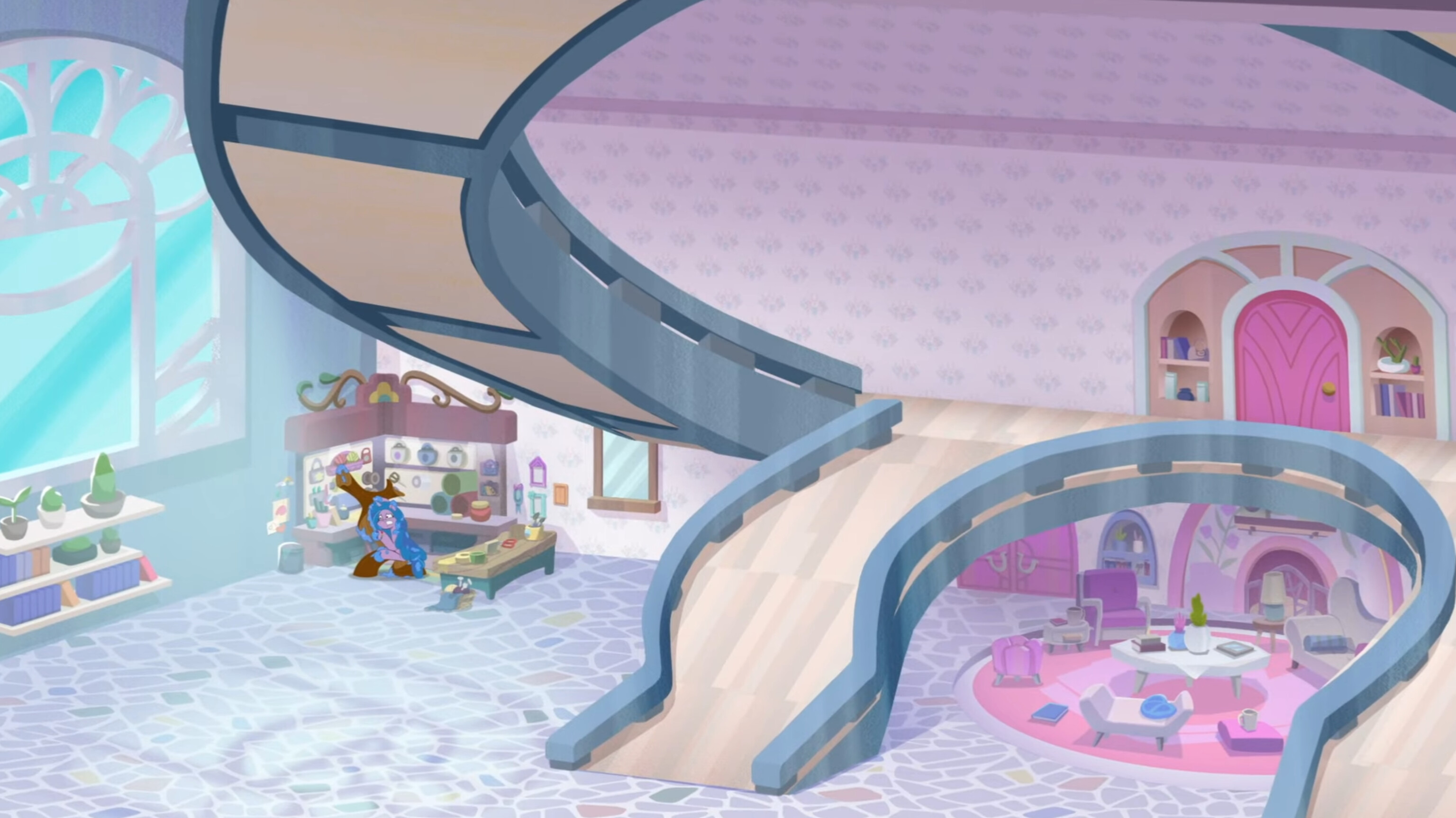 #3127424 - safe, screencap, izzy moonbow, pony, unicorn, g5, my little ...