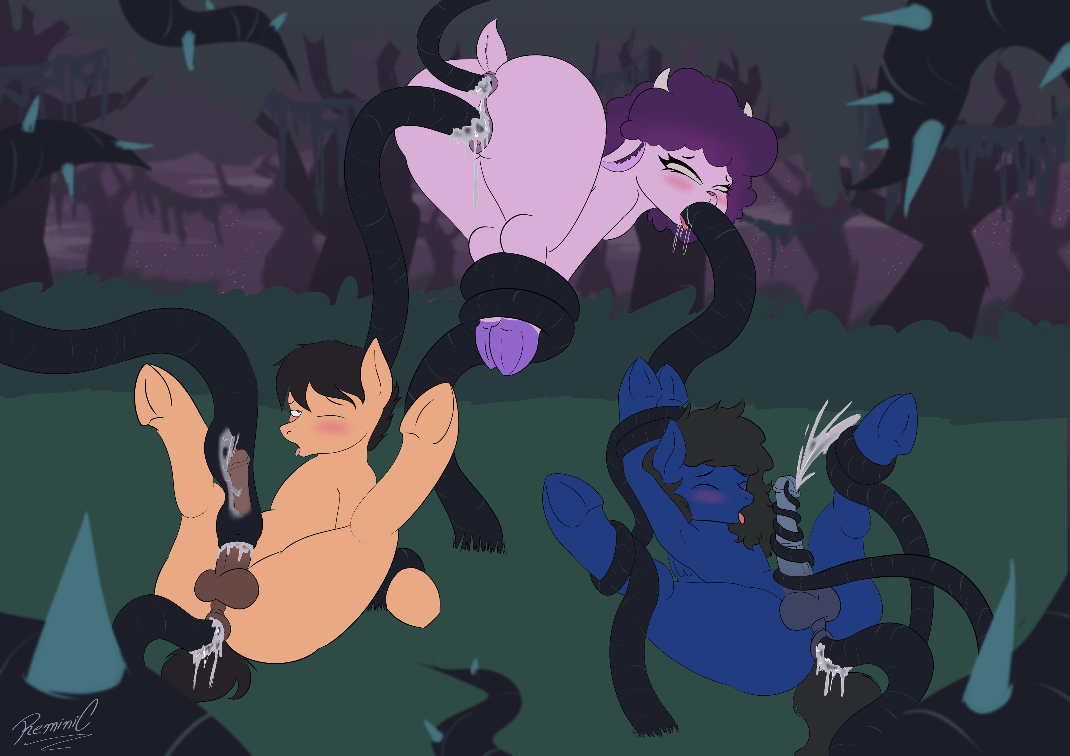 Rule 34 - 2 horns absurd res anal anal sex animal genitalia animal penis animal pussy anus ass ...