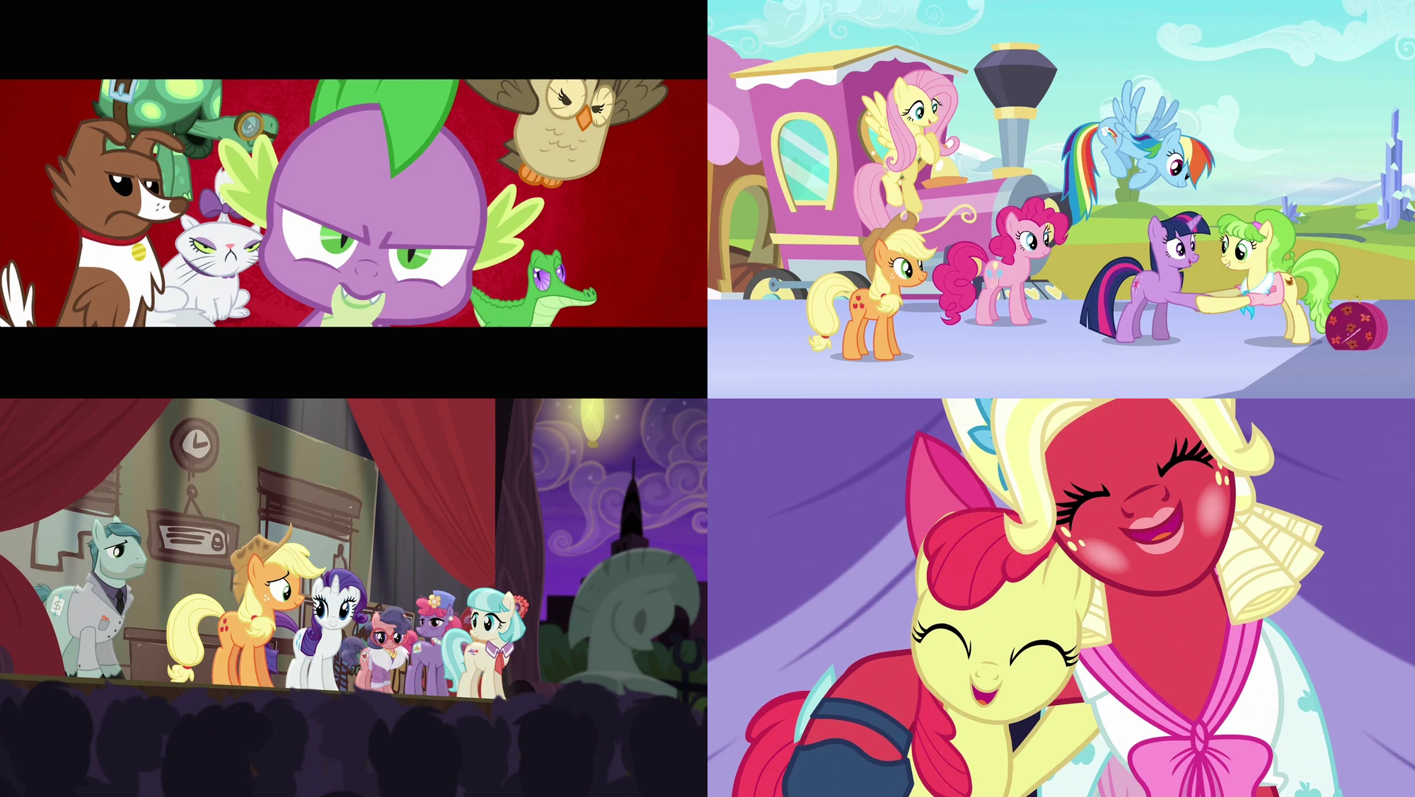 #3131761 - safe, screencap, apple bloom, applejack, big macintosh ...