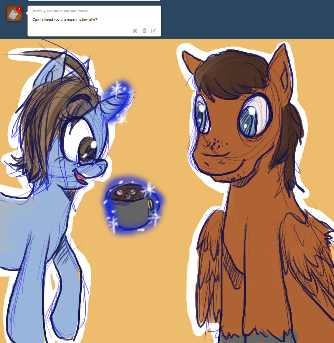 #3132933 - safe, artist:ask-mallowcup, oc, oc:dusty (jitterbug-cafe ...