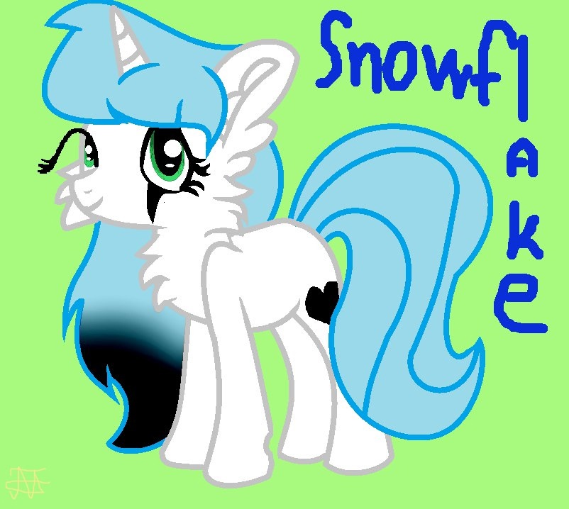 #3118796 - safe, oc, oc:snowflake white, pony, cute, ms paint, old art ...