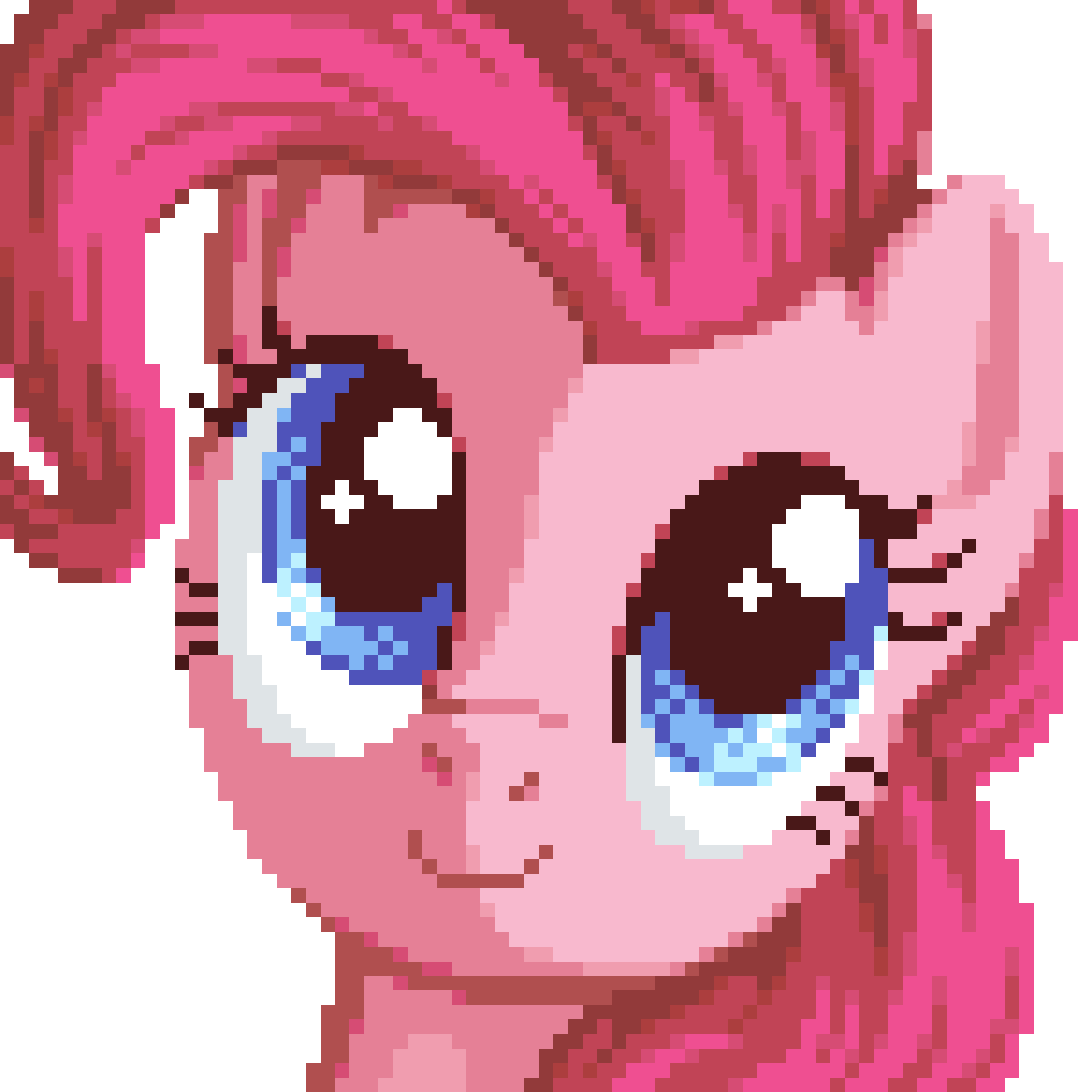 #3134892 - safe, artist:pix3m, pinkie pie, earth pony, pony, g4, bust ...