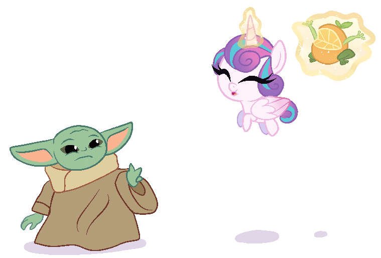 #3119606 - safe, artist:gihhbloonde, orange frog, princess flurry heart ...